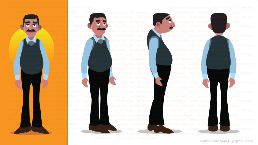 ArtStation - character model sheet