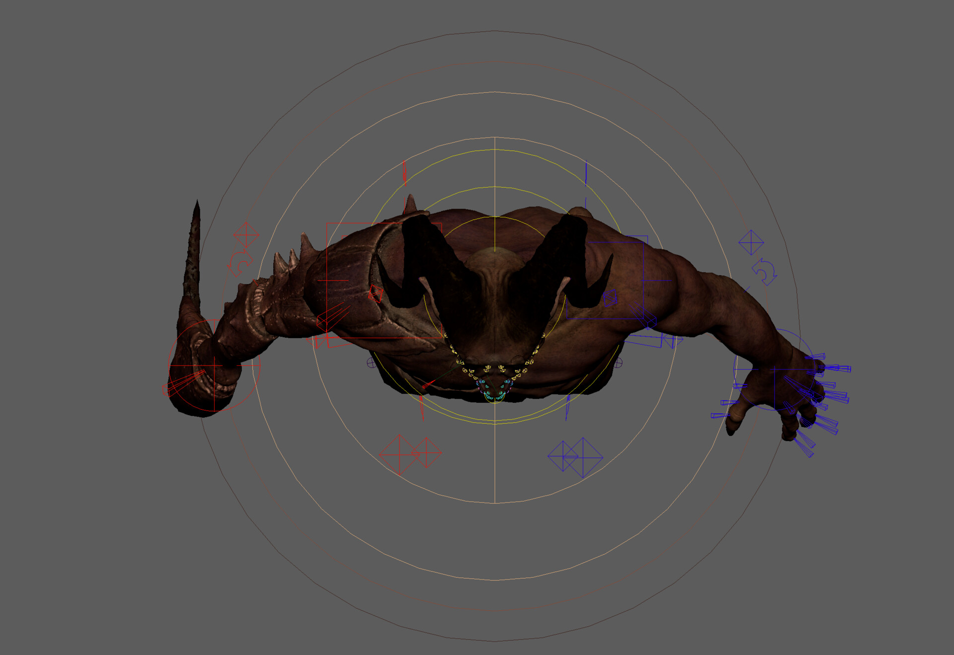 Ramy Zaky - Humanoid Demon Rig