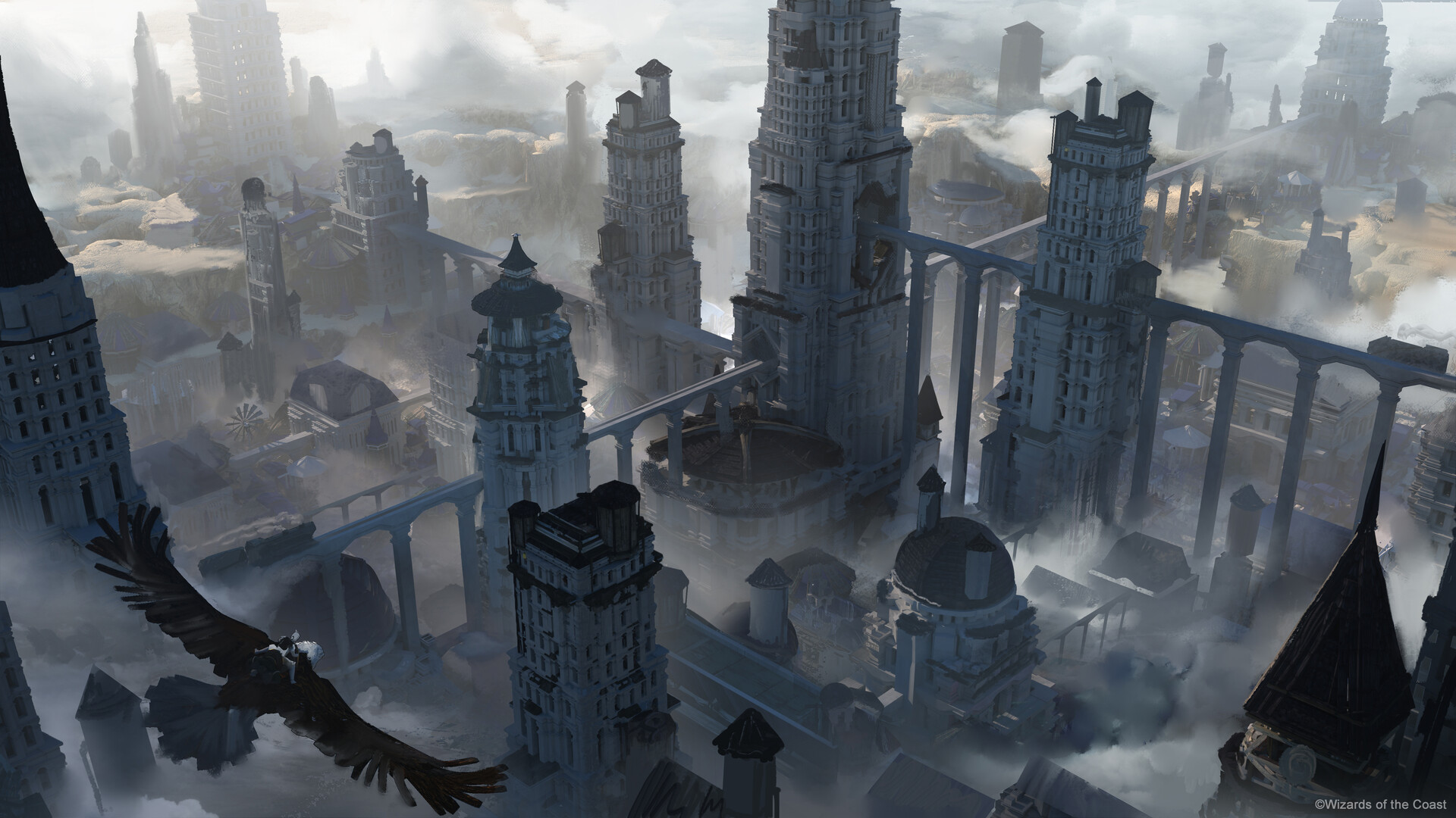 ArtStation - Magic the Gathering - Outlaws of Thunder junction concept art - Prosperity