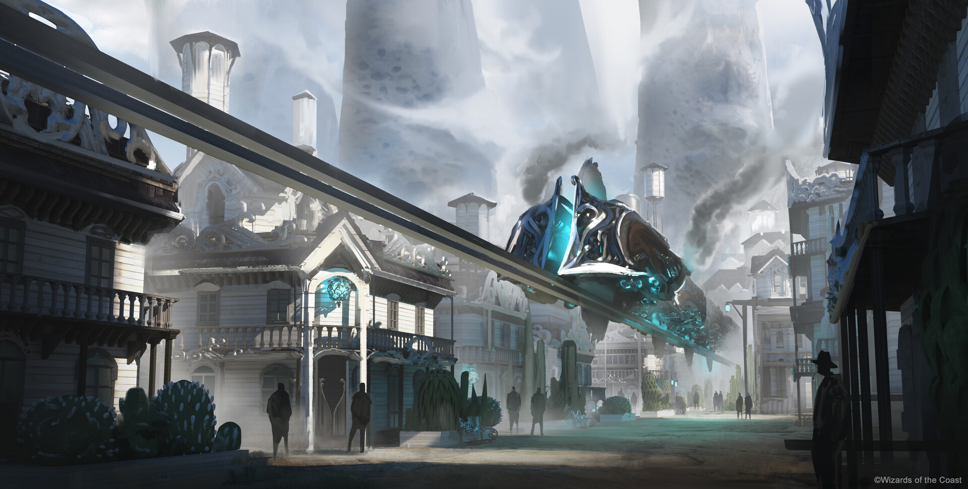 Leon Tukker - Magic the Gathering - Outlaws of Thunder junction concept art - Prosperity