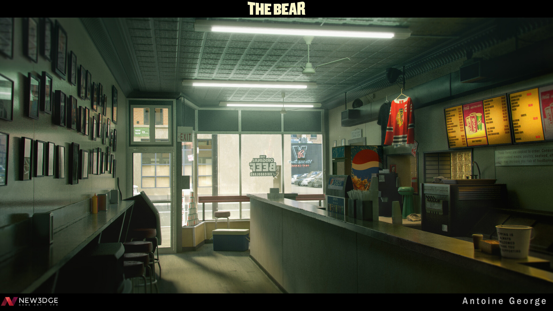 ArtStation - Mr Beef Restaurant - The Bear TV Show