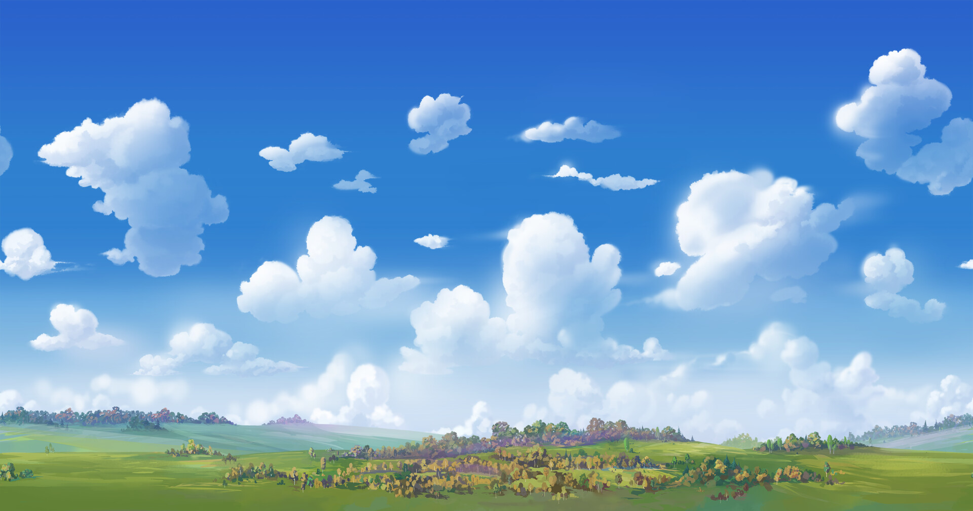 ArtStation - Backgrounds for an animated series