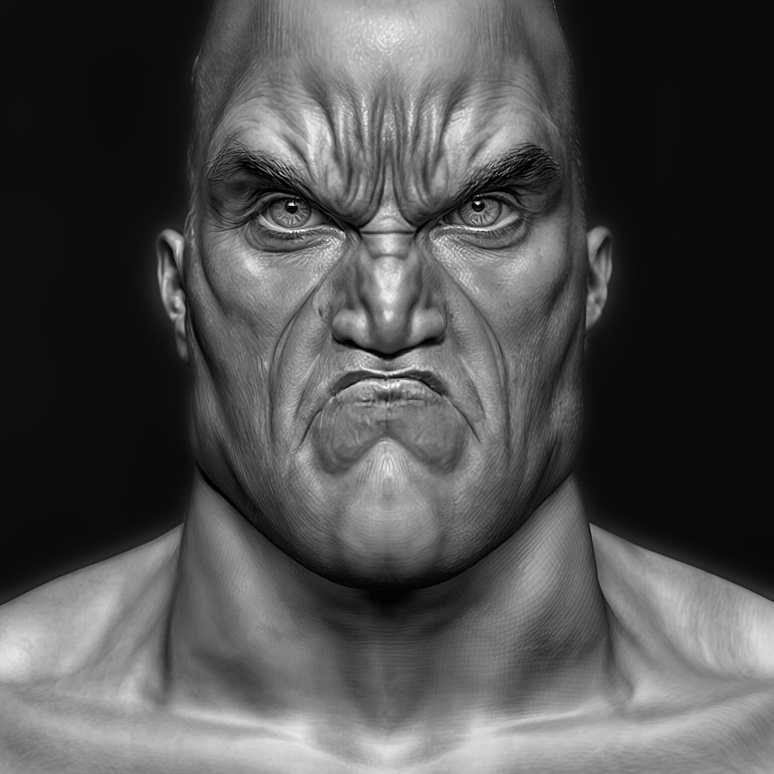 ArtStation - Angry man