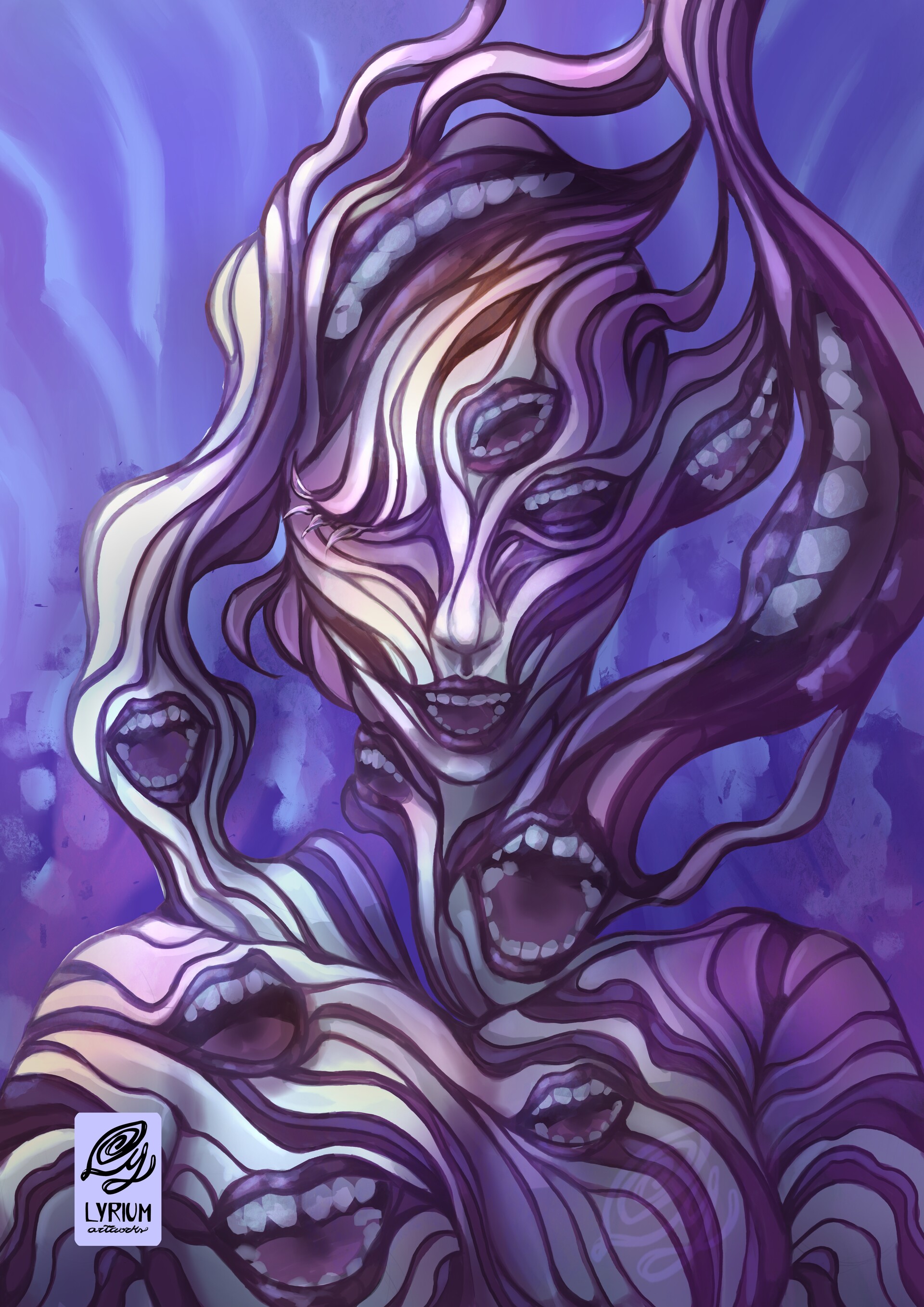 ArtStation - INSANITY - Card Game Project - Phobias - Geliophobia