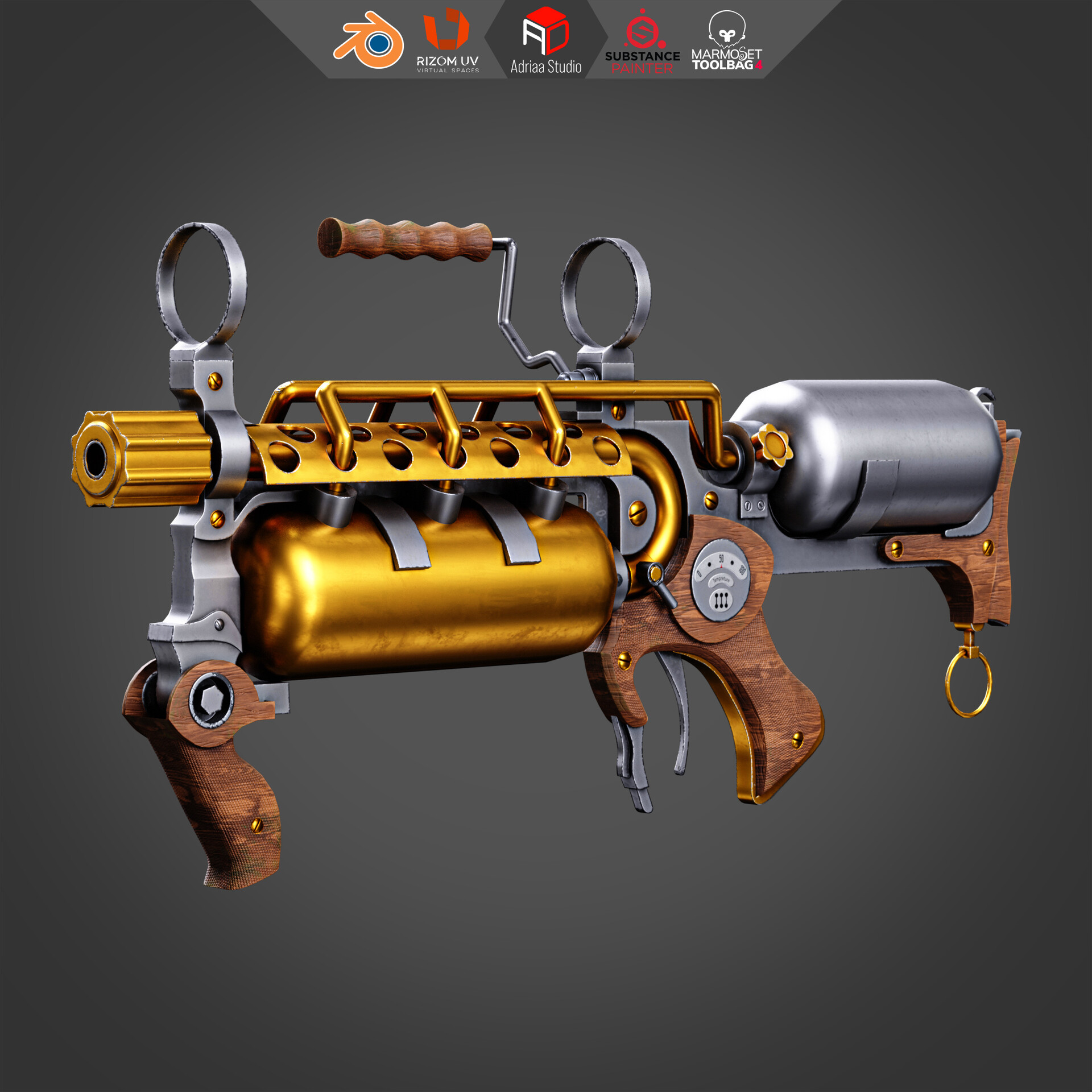 ArtStation - Stylized Gun 06