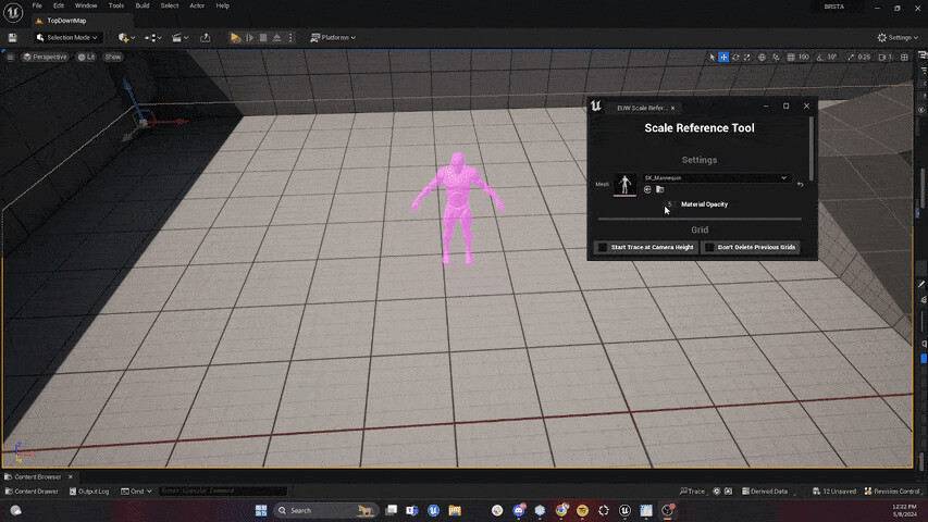 ArtStation - UE5 Scale Reference Tool