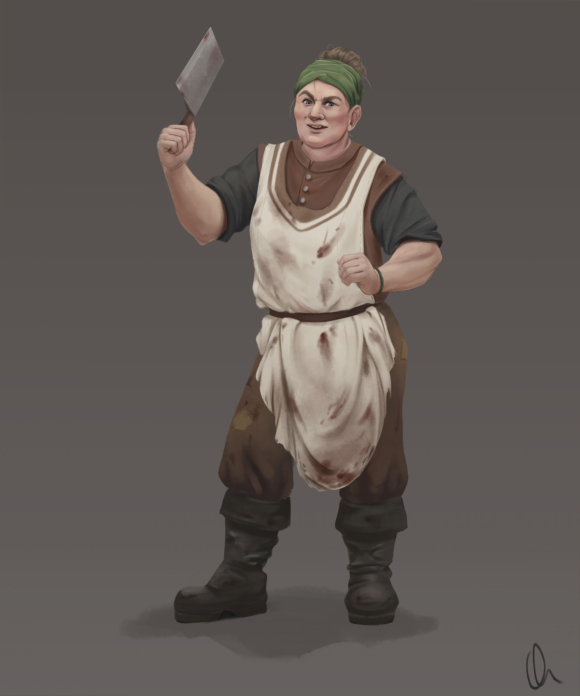 ArtStation - Butcher - dnd character