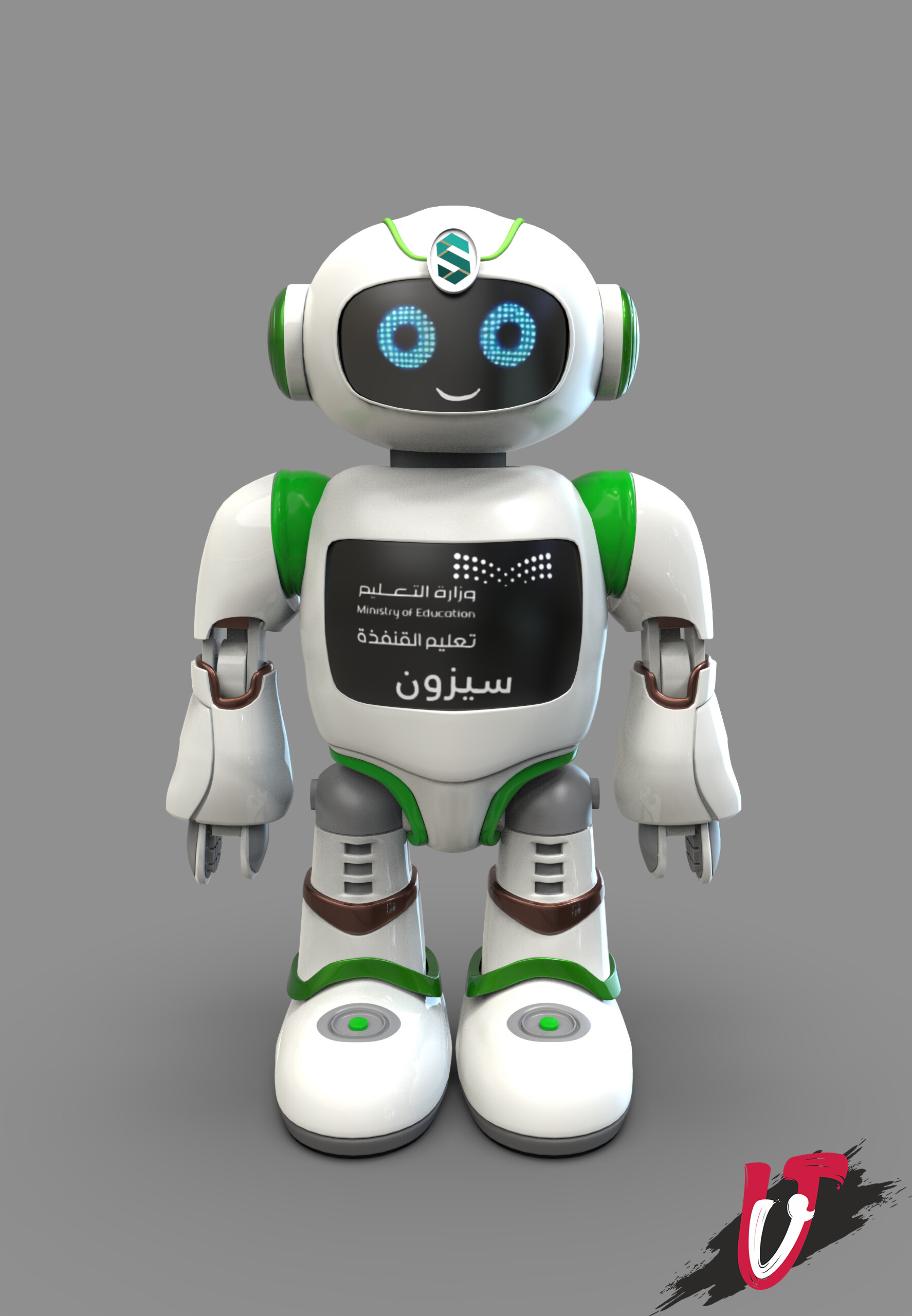 ArtStation - Robot 3d model for Ai