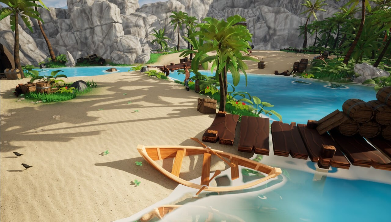 ArtStation - Pirate Island Techart project prototype in Unreal Engine 5