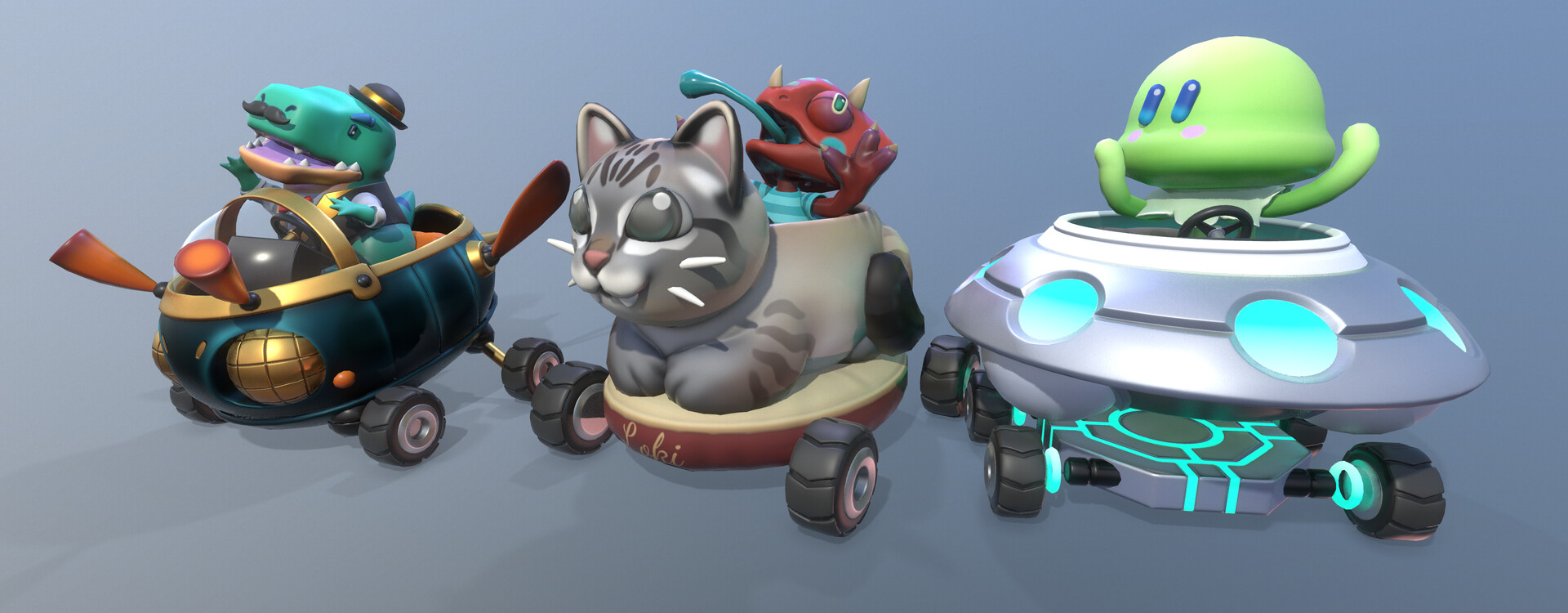 James Bear - Nitro Stream Racing Characters