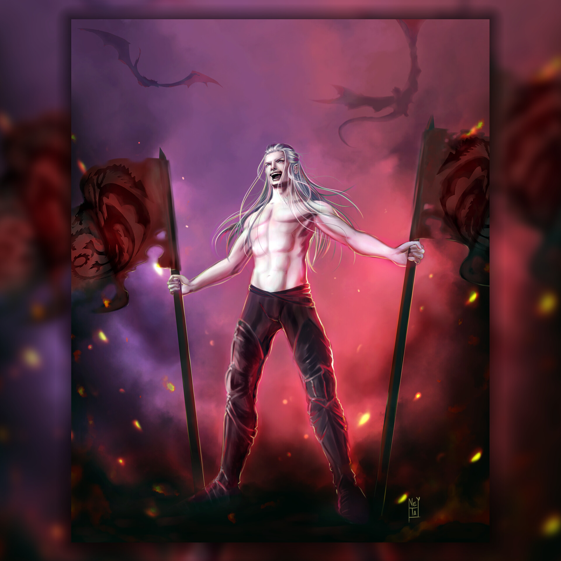 ArtStation - Personal work, Fanart Daemon Targaryen