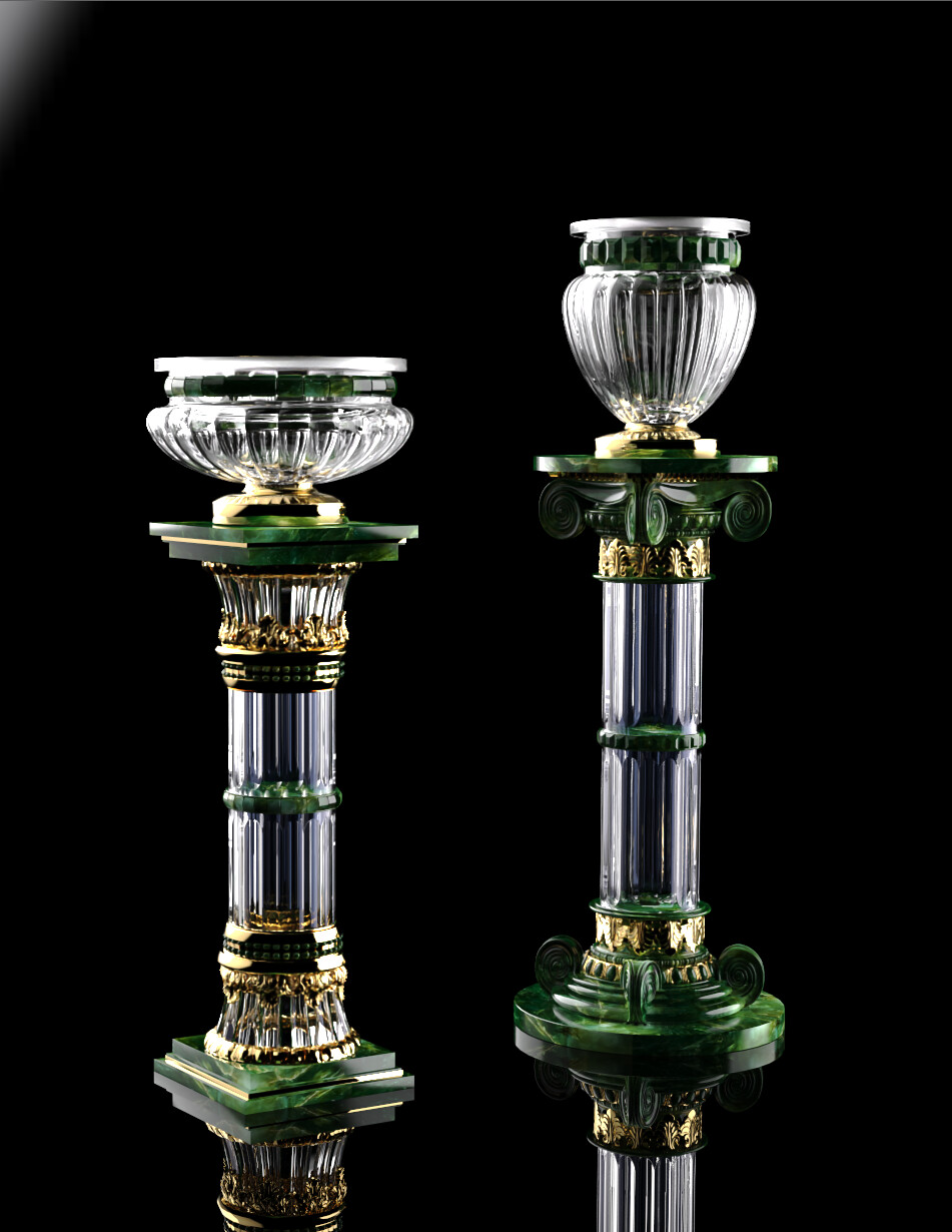 ArtStation - Crystal columns