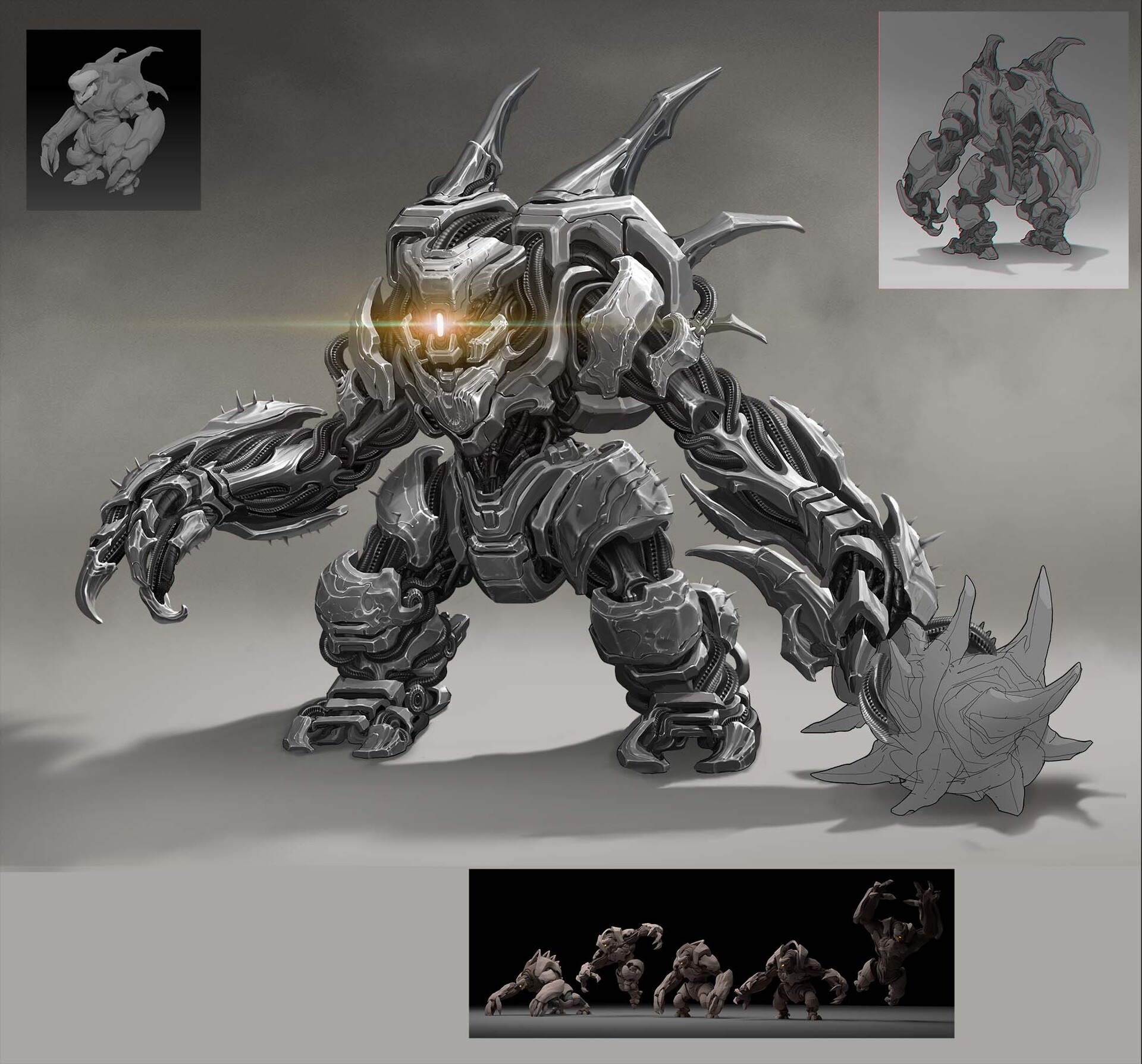 ArtStation - Bio Mechanical Creatures
