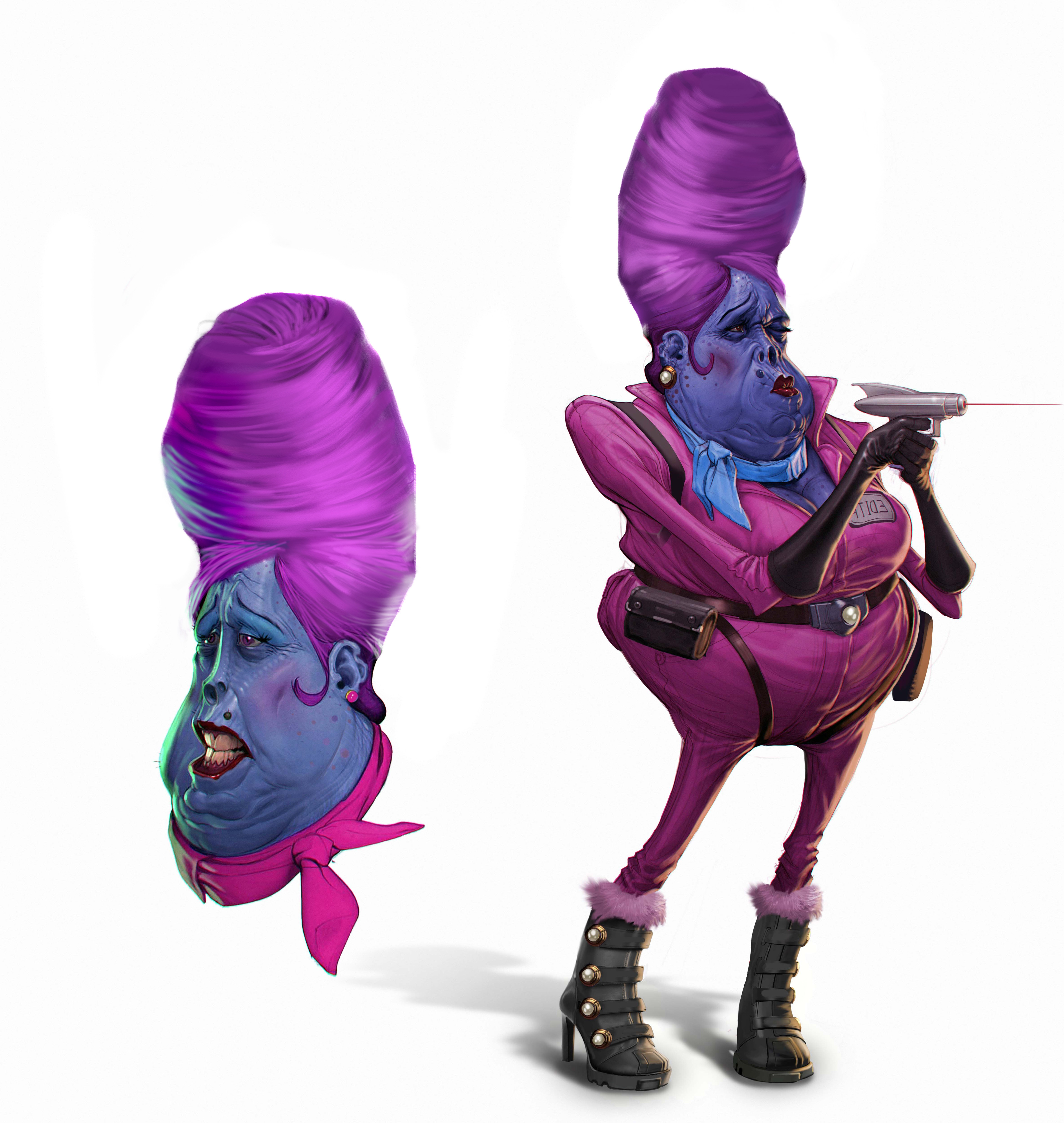 Jason Borne - Style experiments for Shelved Project