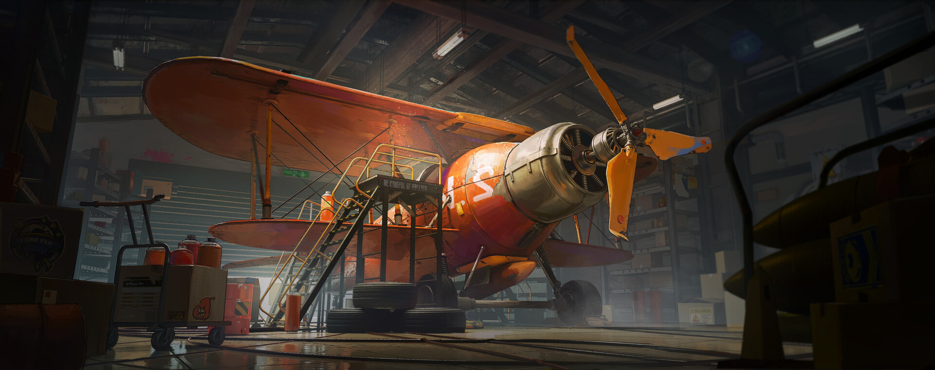 ArtStation - 之前画的小飞机QAQ