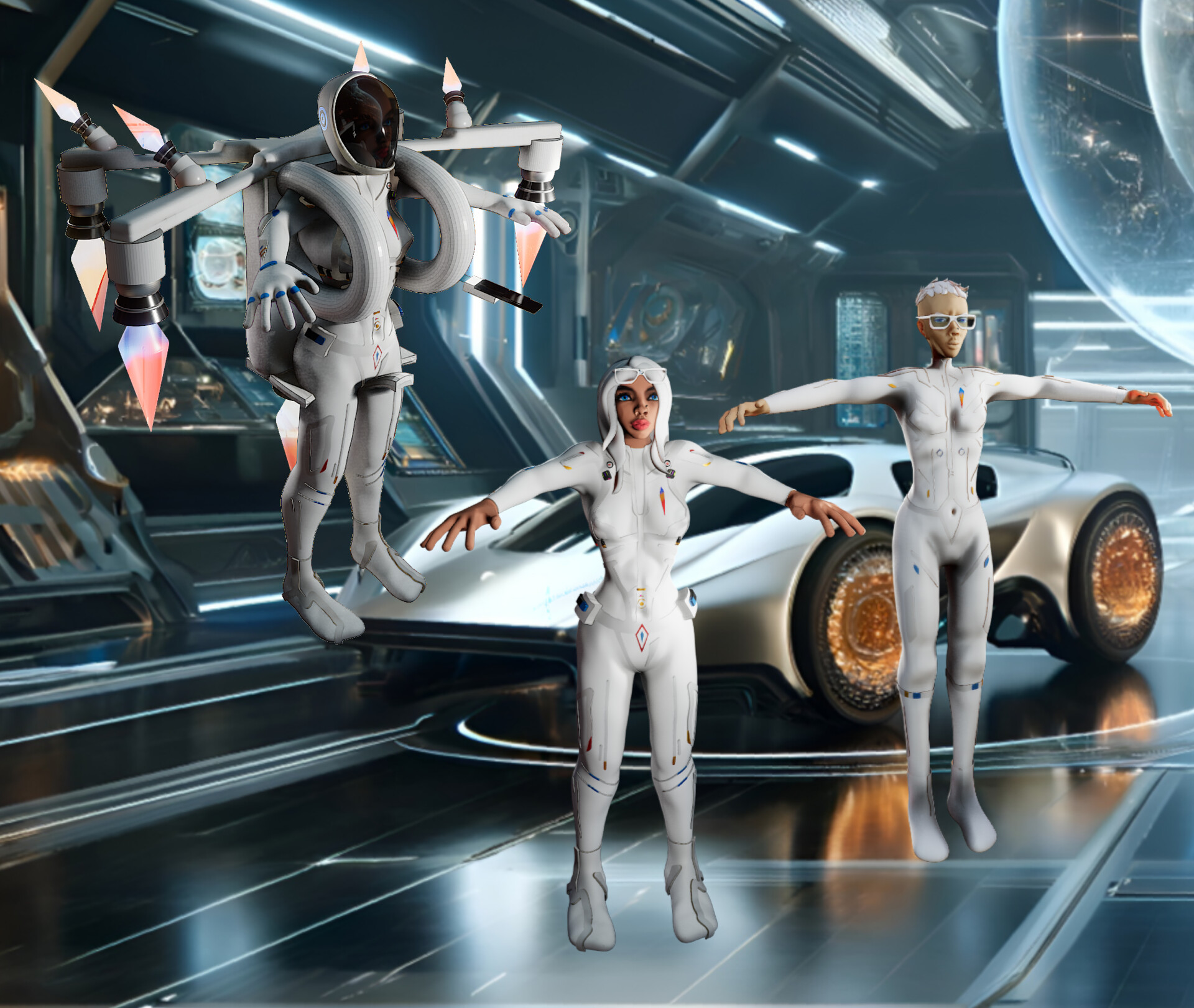 ArtStation - Radical Deepscale LLC Space Suits