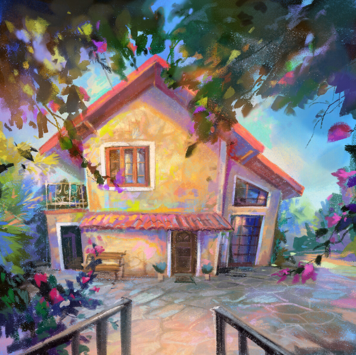 ArtStation - Photoshop's pastel study