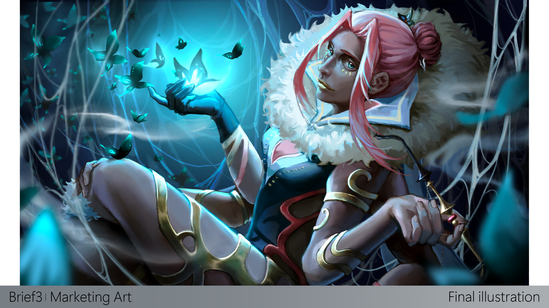 ArtStation - Moth character for fighting game