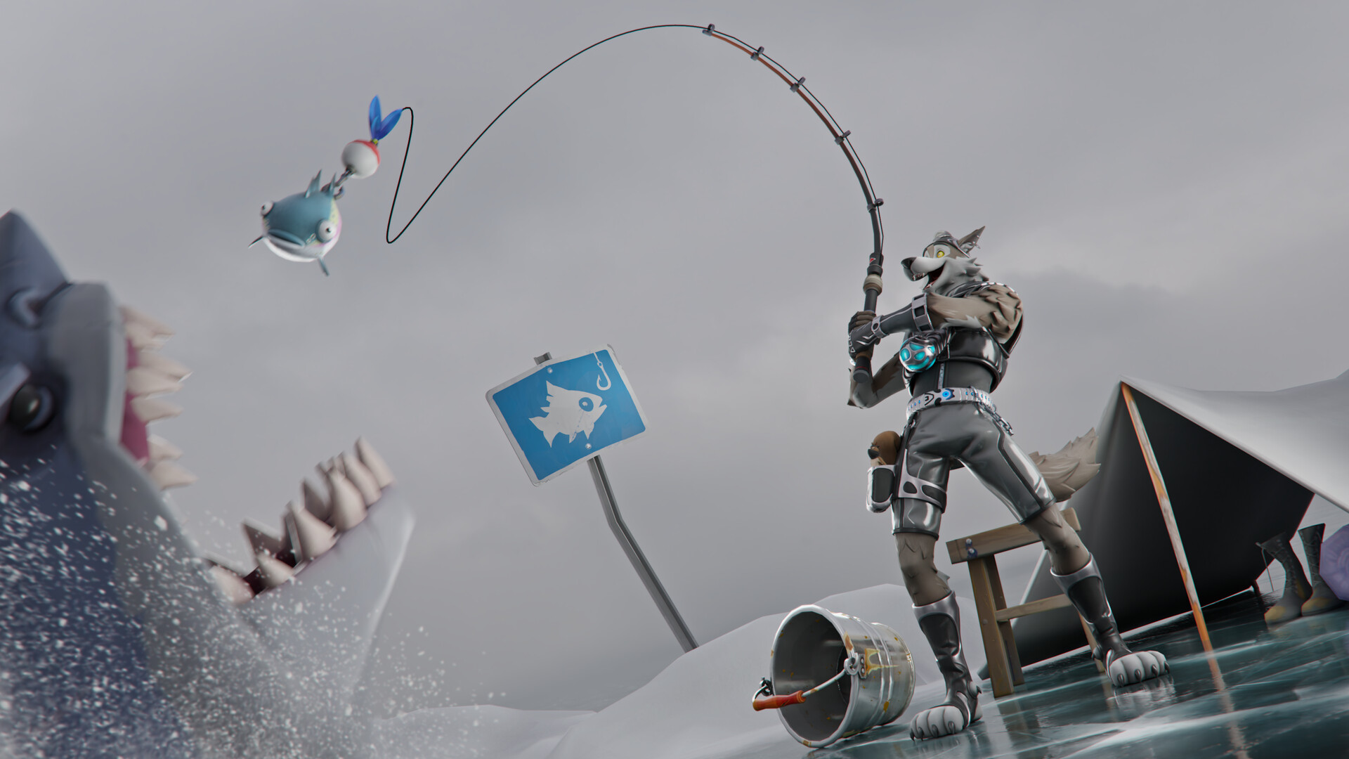 ArtStation - Fishing Gone Wrong