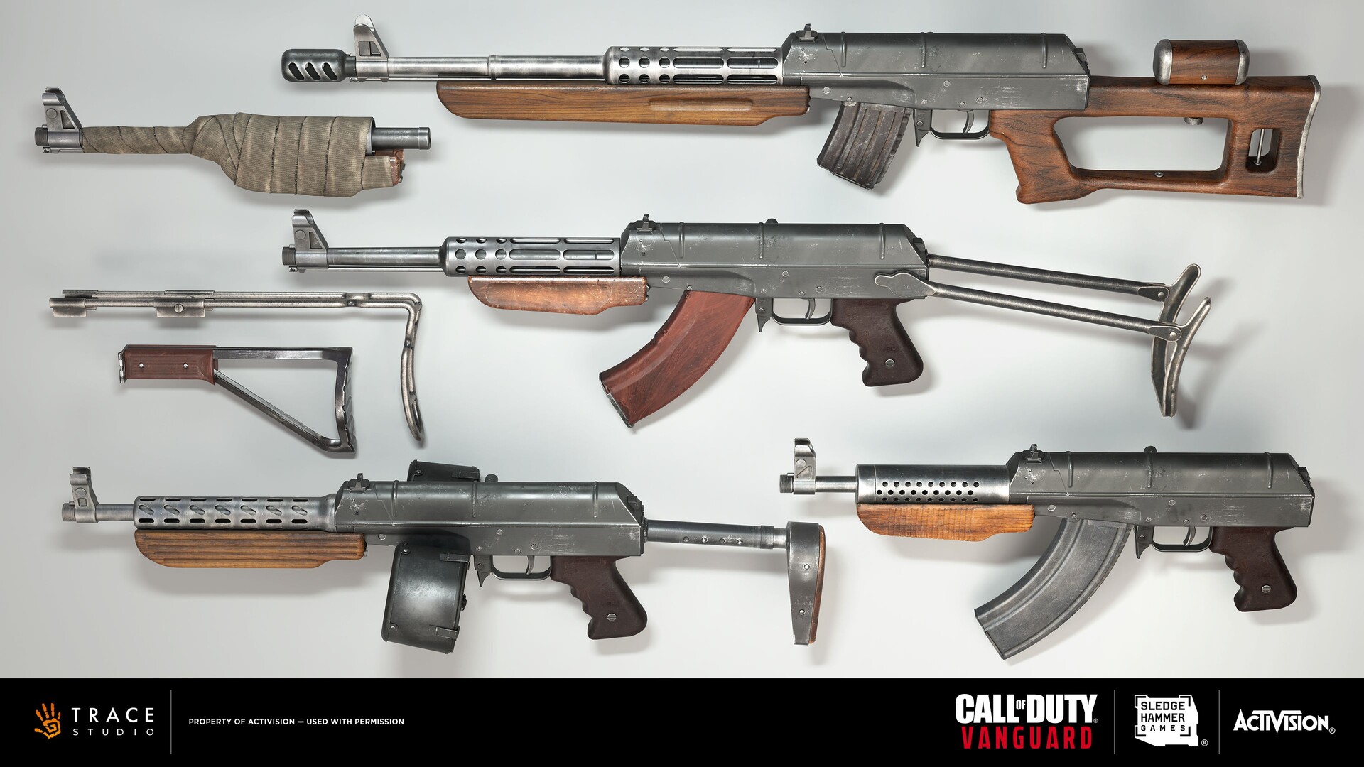 TRACE studio - In-game Weapon asset for Call of Duty: Vanguard