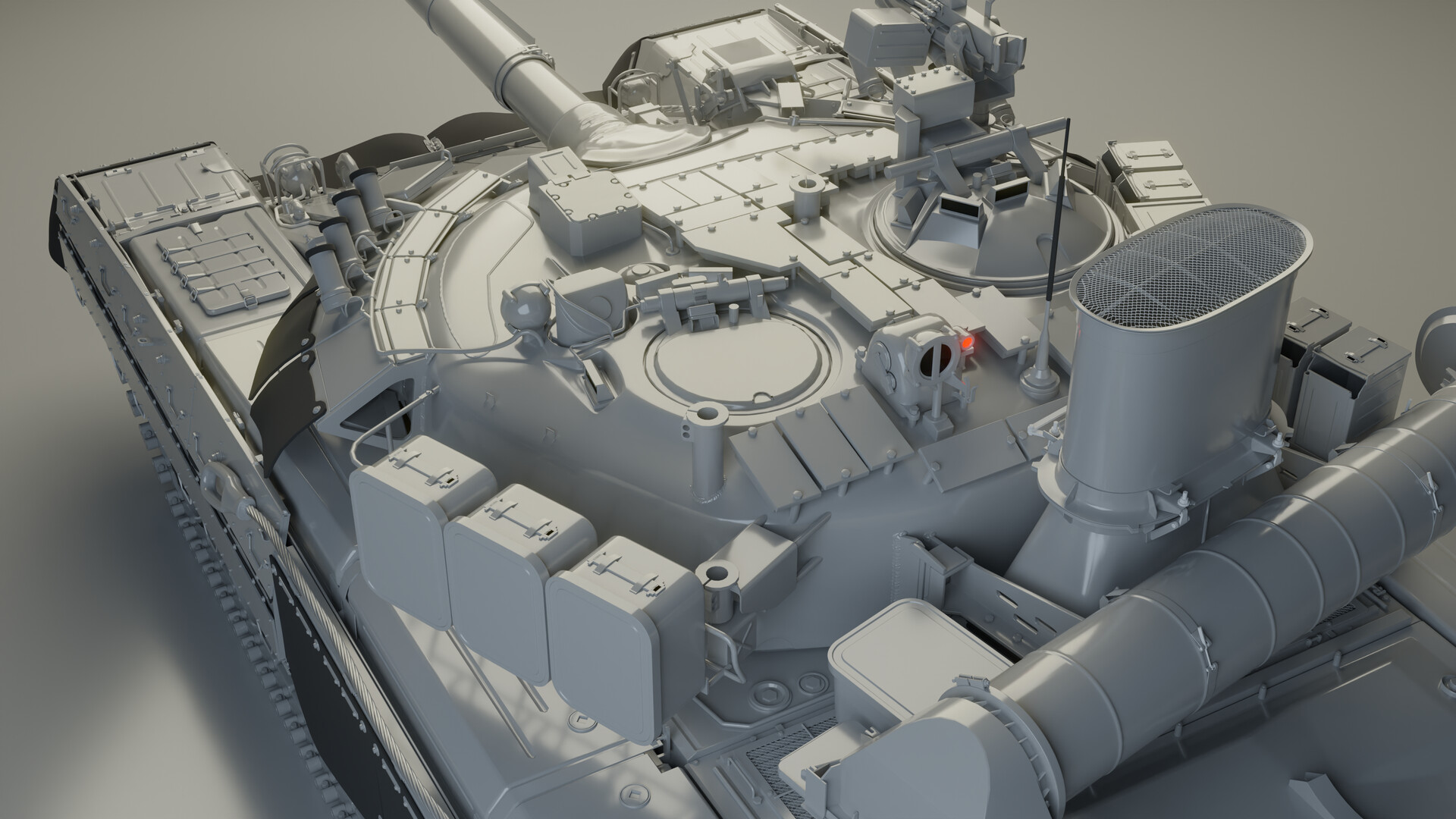 ArtStation - T-80U Tank