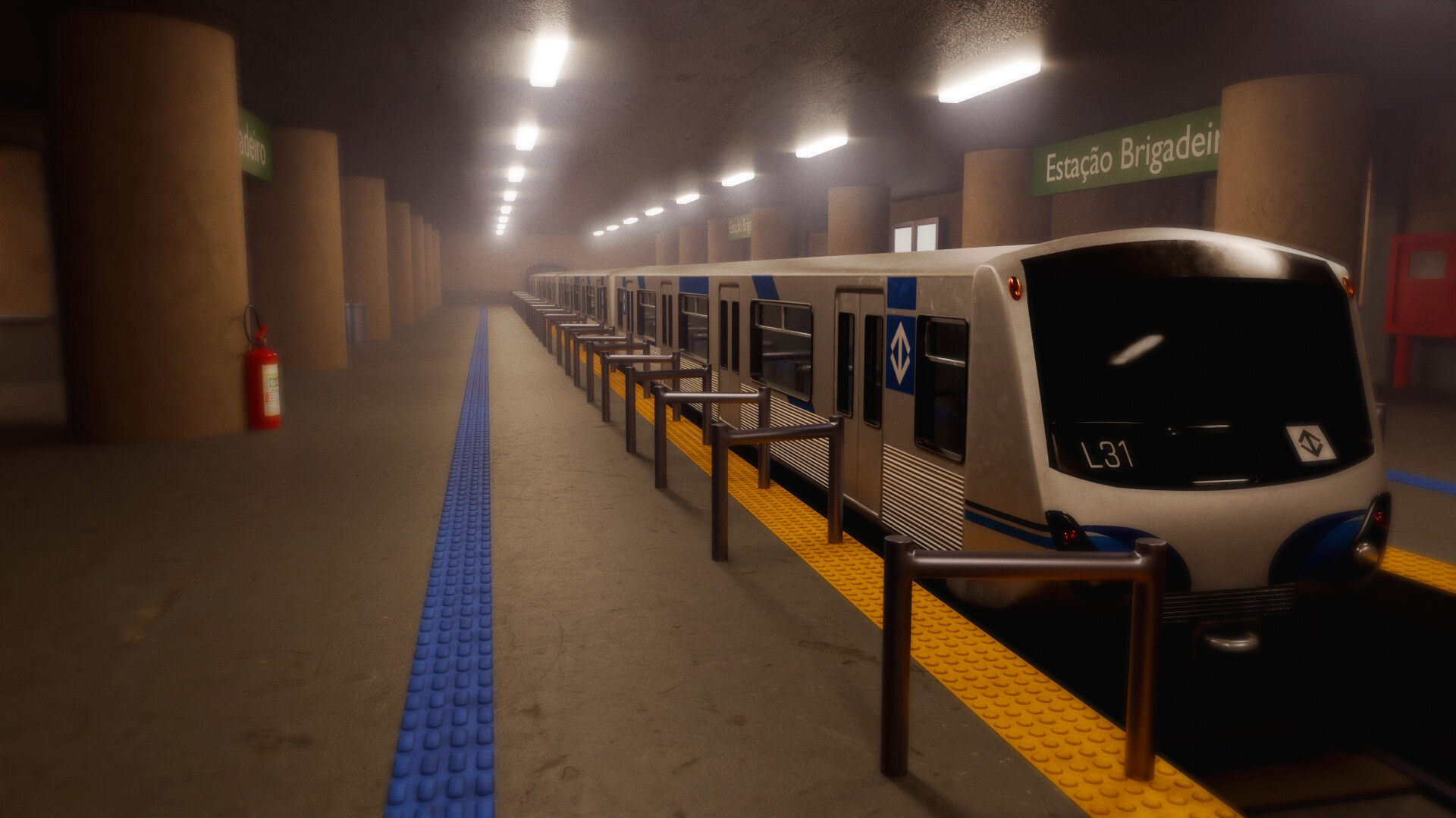 ArtStation - Metro Scene Render