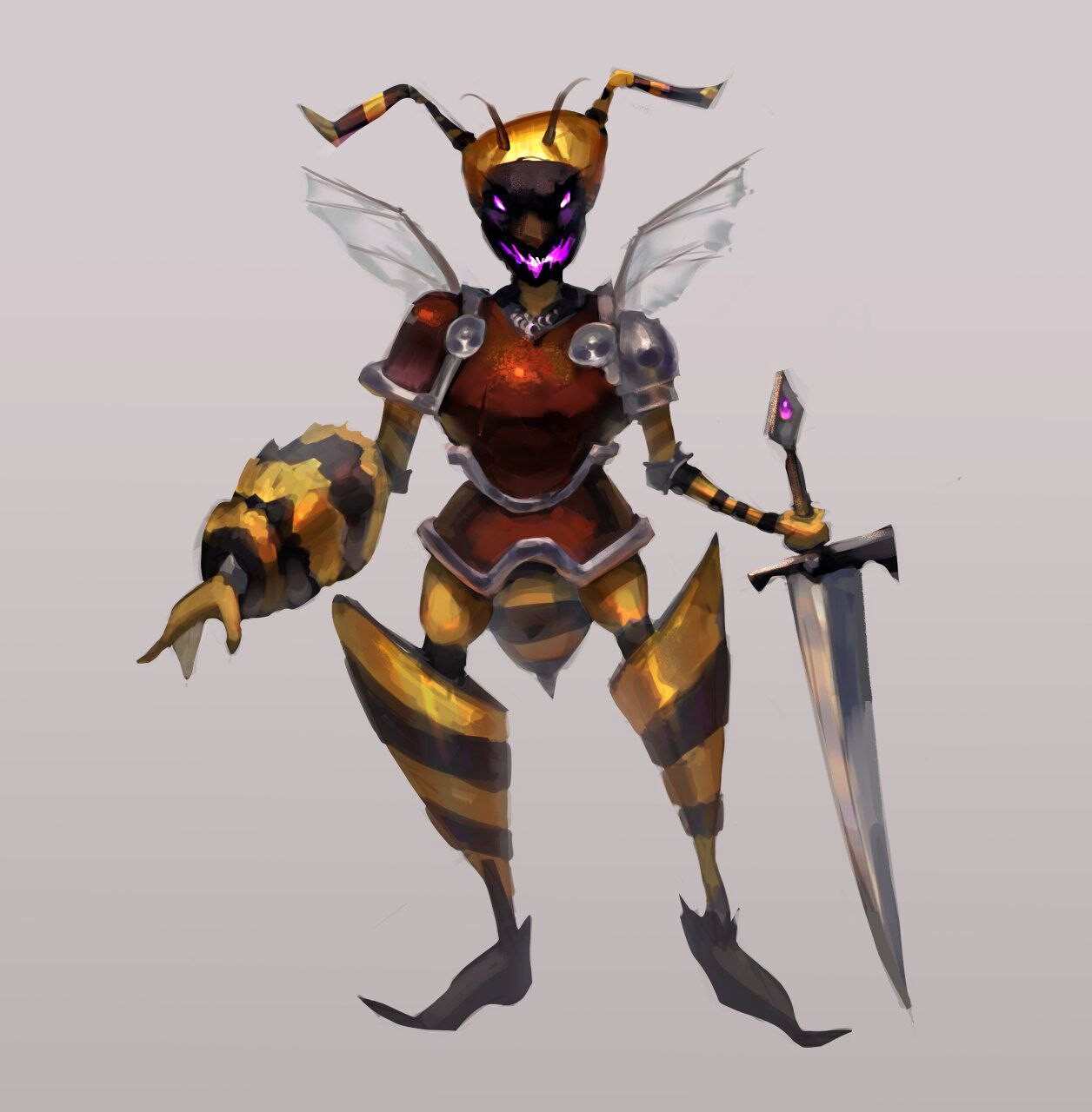 ArtStation - Bee Paladin