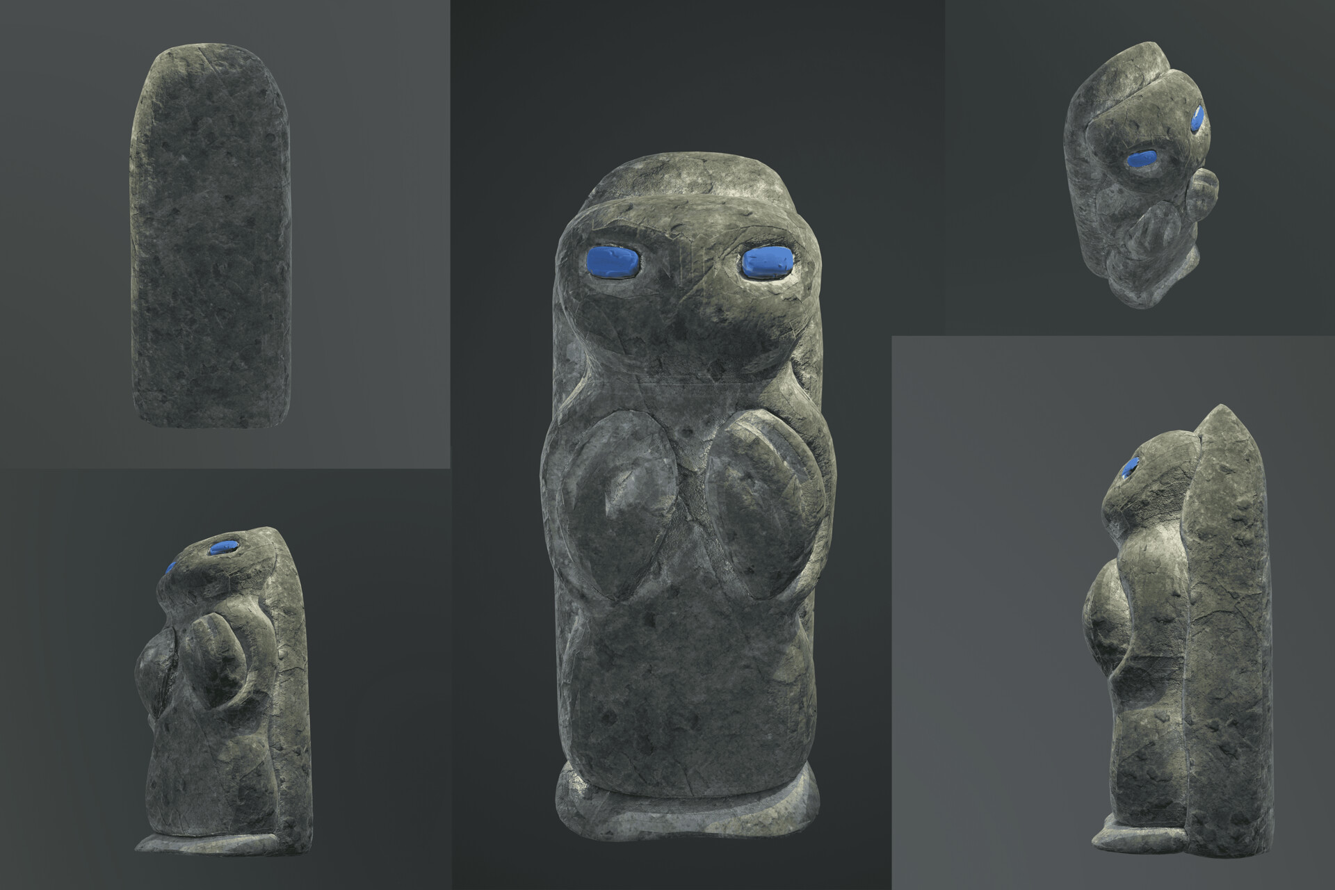 ArtStation - 3D Stone Totem