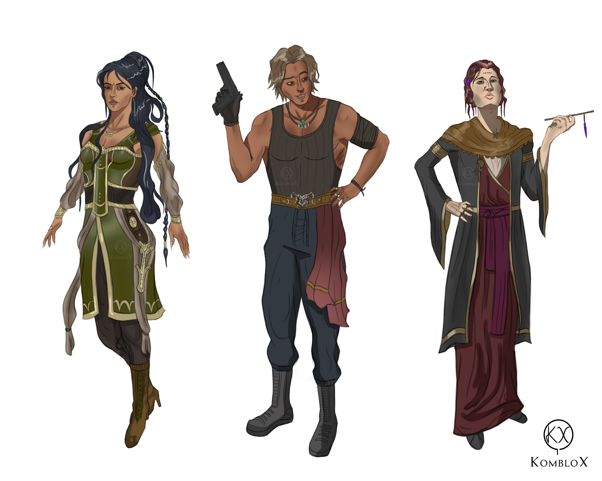 ArtStation - Study random characters 1