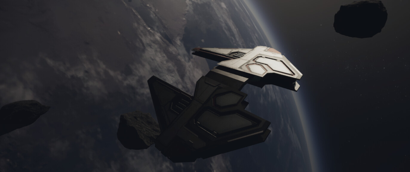 ArtStation - space light fighter ship