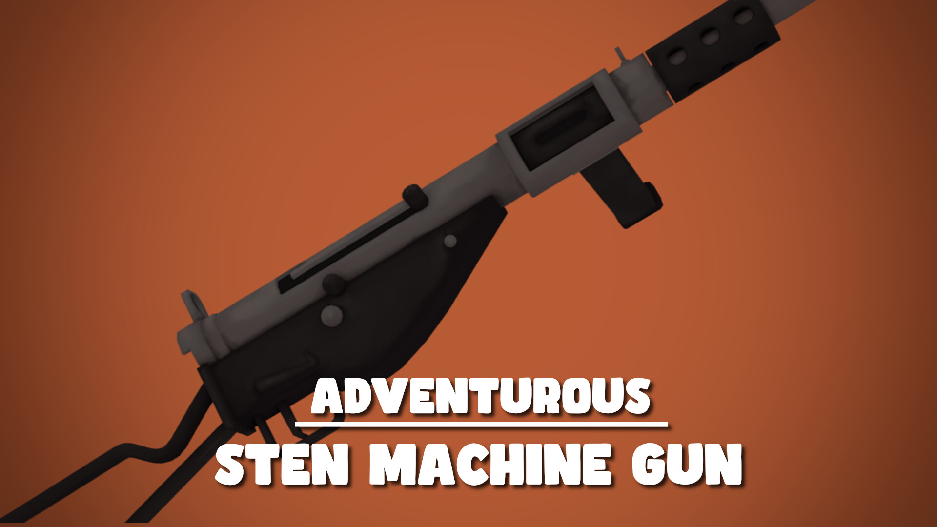 ArtStation - Adventurous - Sten Machine Gun - Rigged & Animated