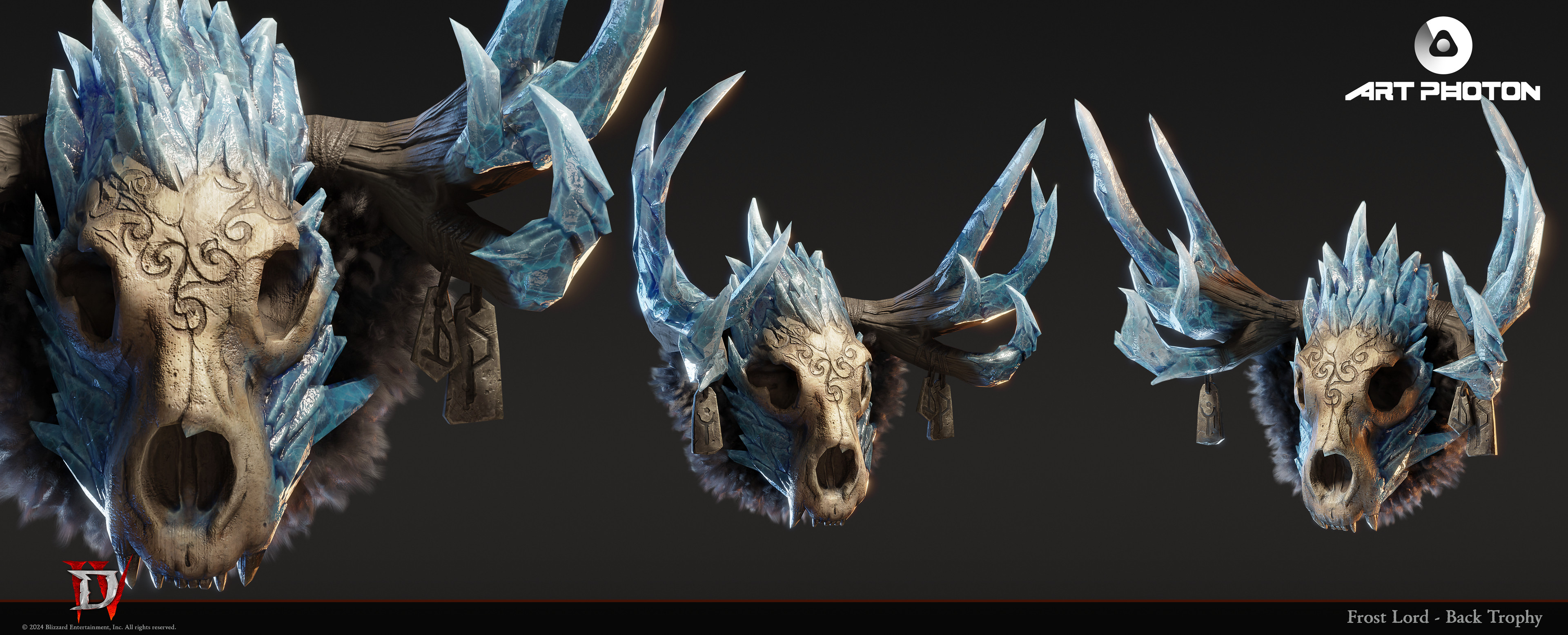 Art Photon Studio - Diablo IV: Frost Lord - Back Trophy