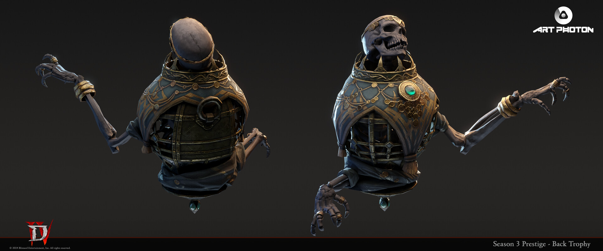Art Photon Studio - Diablo IV: Season 3 Prestige - Back Trophy