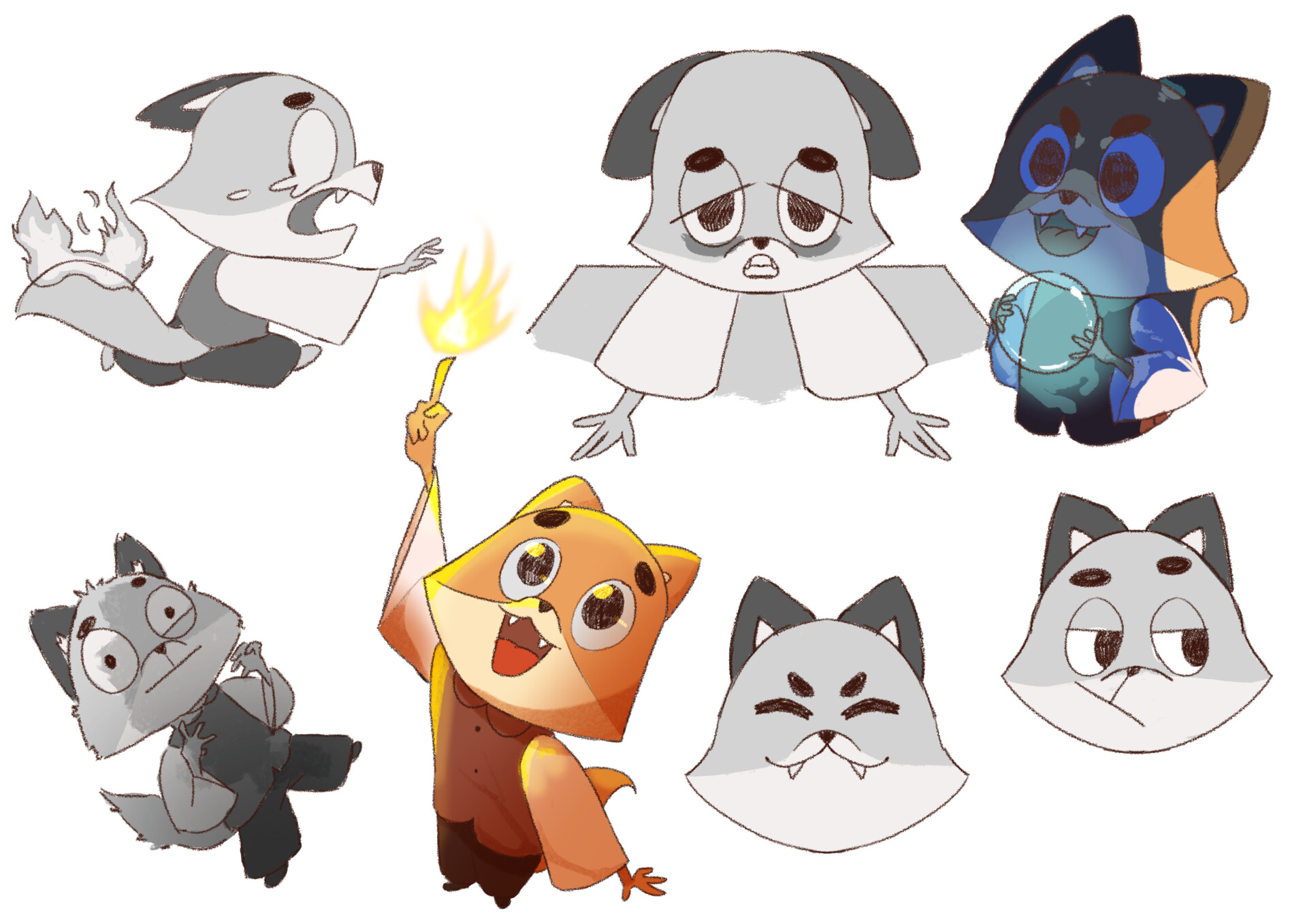 ArtStation - Character Concept - FOX OC Kowa