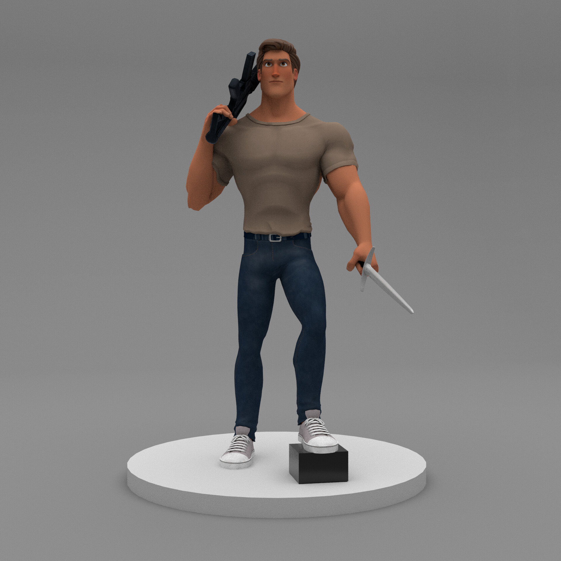 ArtStation - Fight Pose