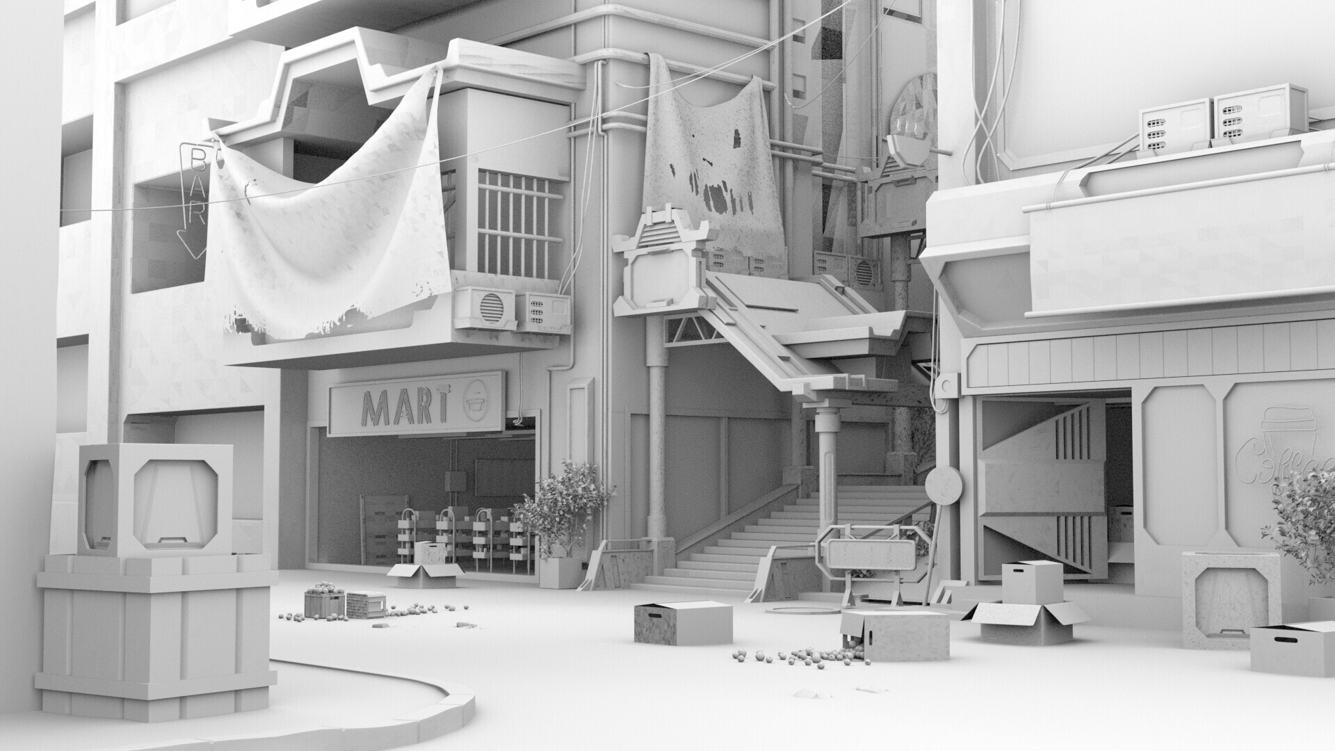 Nayzaki - Nayzak Animation School students' portfolio - Japanese alley ...