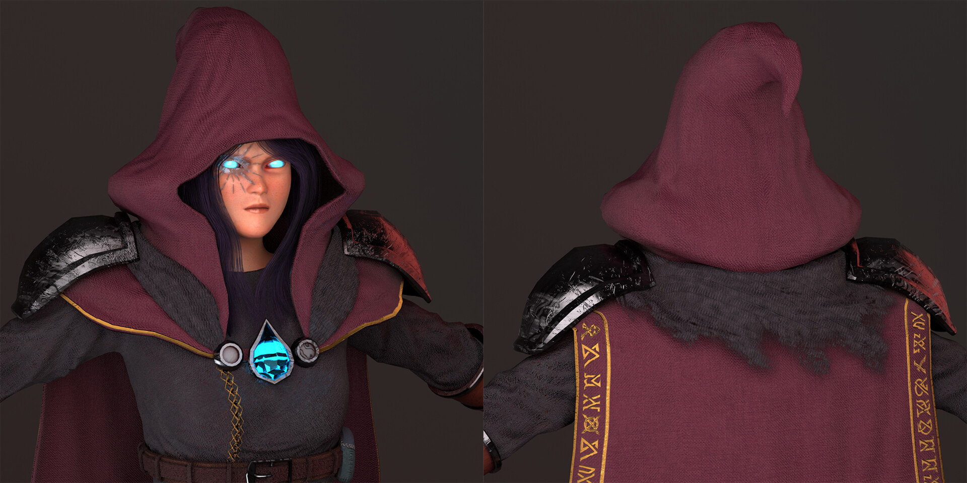 ArtStation - Dark Fantasy RPG Female Main Character - Revenant Prophecy