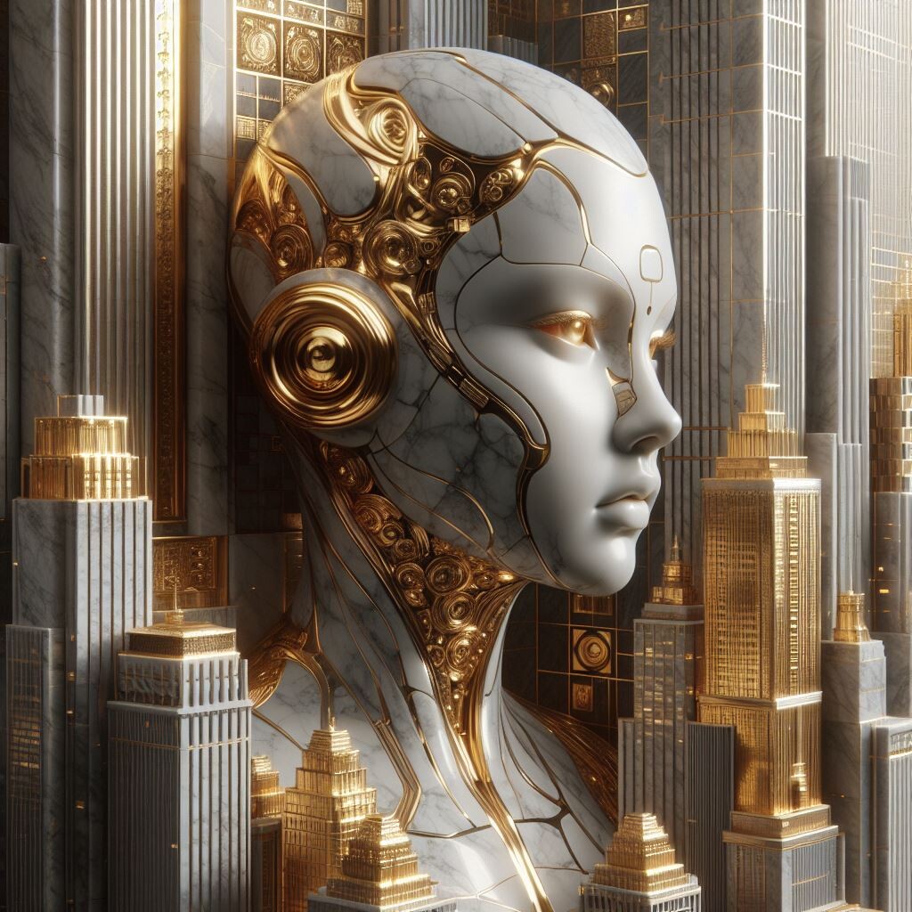 ArtStation - White Marble E-Girl