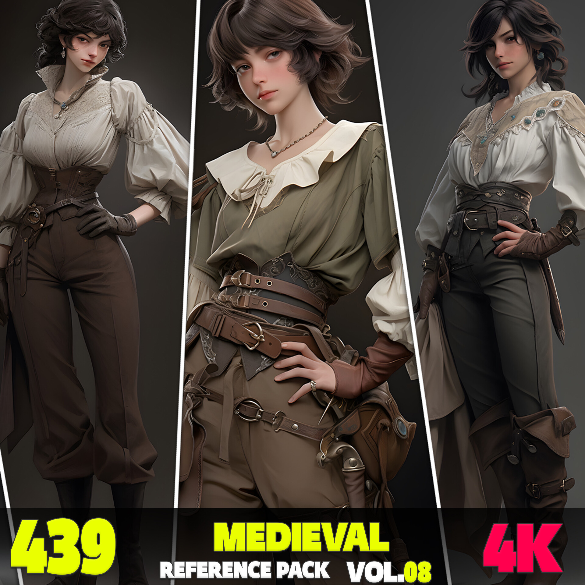 ArtStation - 439 4K Medieval Reference Pack Vol.08