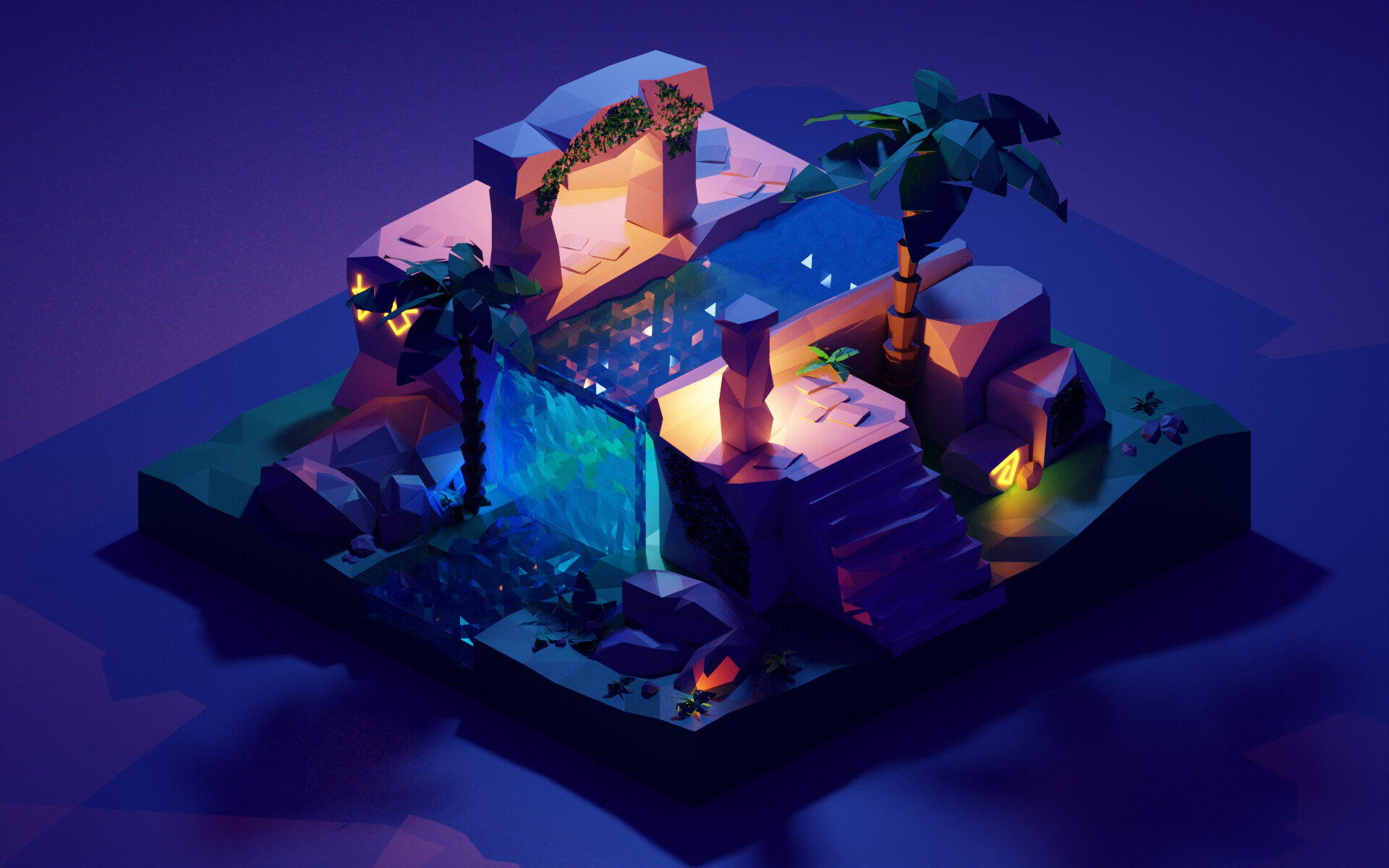 ArtStation - Ruins fall