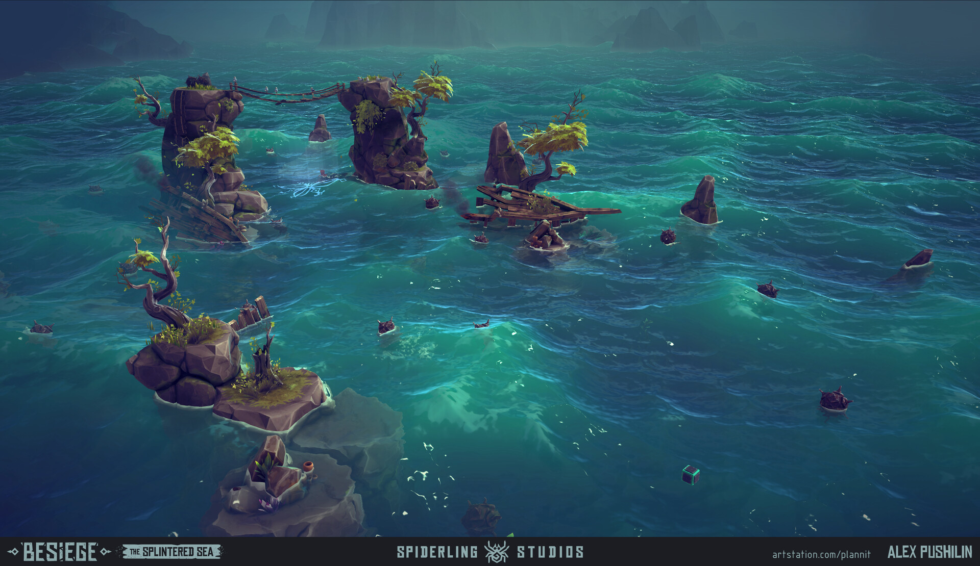 Alex Pushilin - Besiege: The Splintered Sea levels