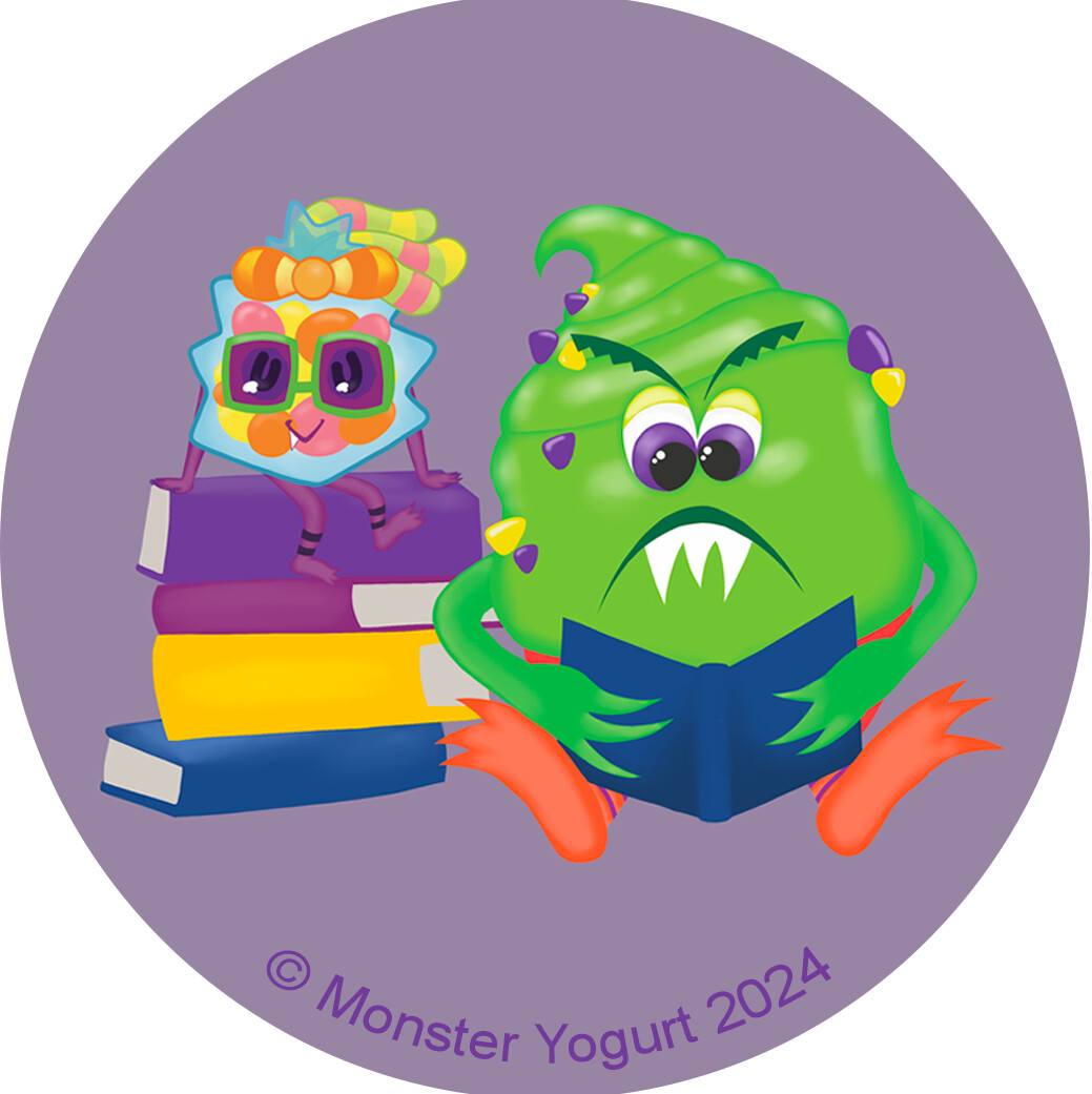 ArtStation - Monster Yogurt Children's Book Drive Sticker