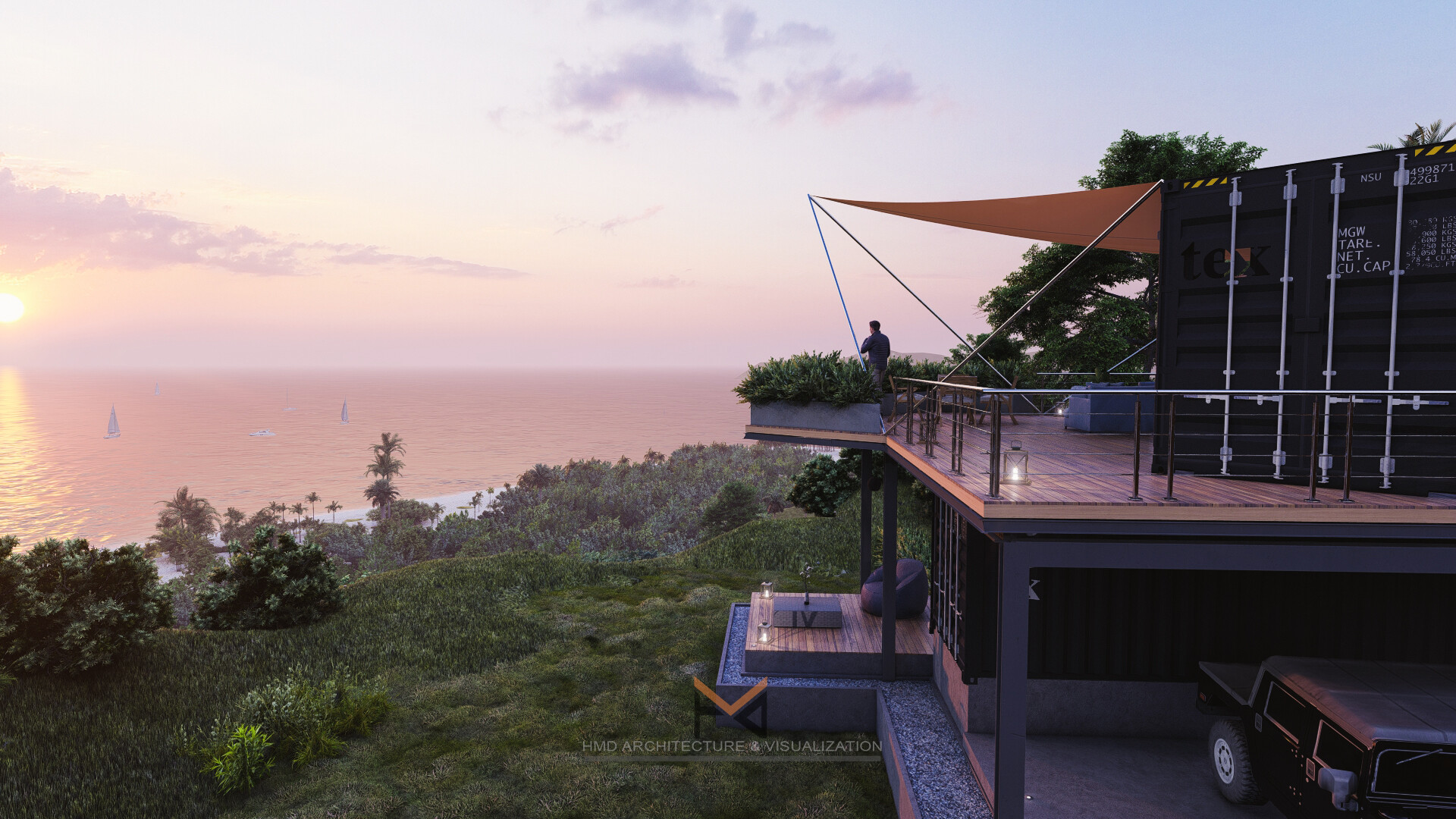 ArtStation - Architecture & Visualization | Container House Design