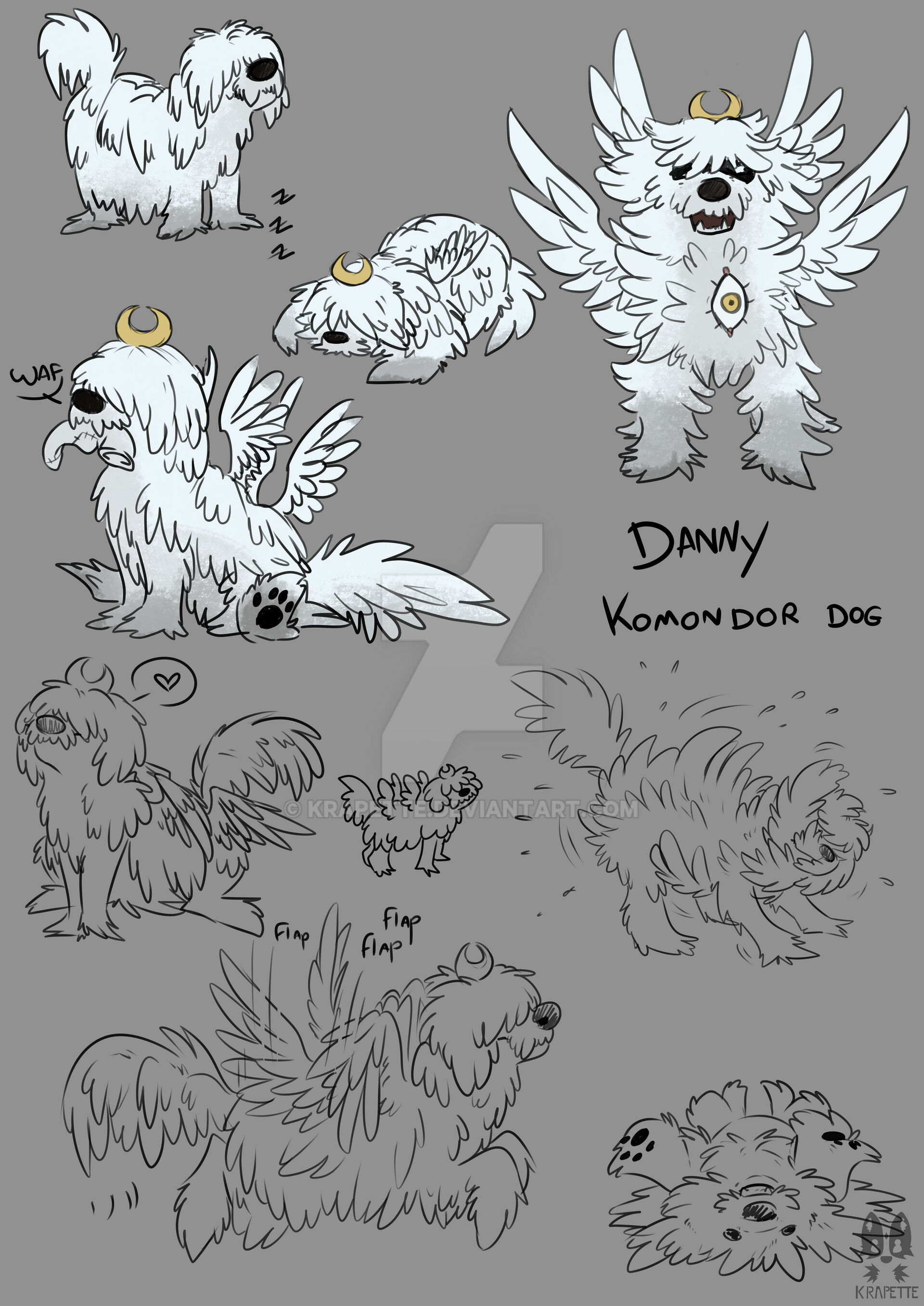 ArtStation - Danny the Komondor Dog [CHARACTER DESIGN]