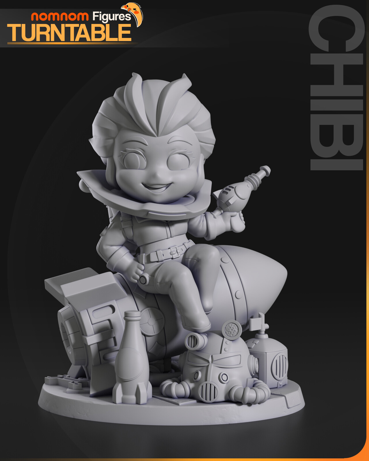 NomNom Figures - Chibi Nuka Girl - Fallout 4