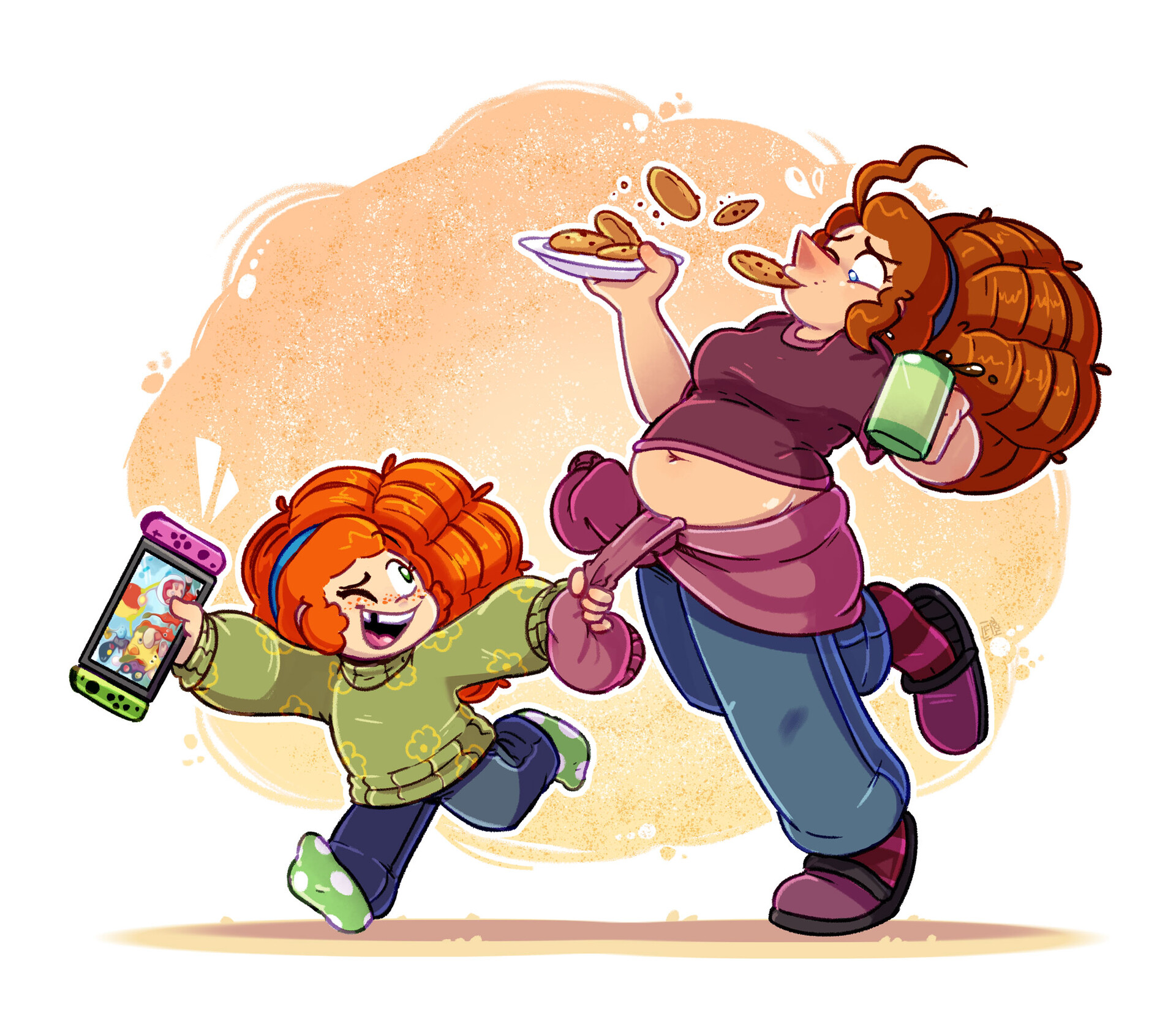 ArtStation - Geraldine and Mona : Break time