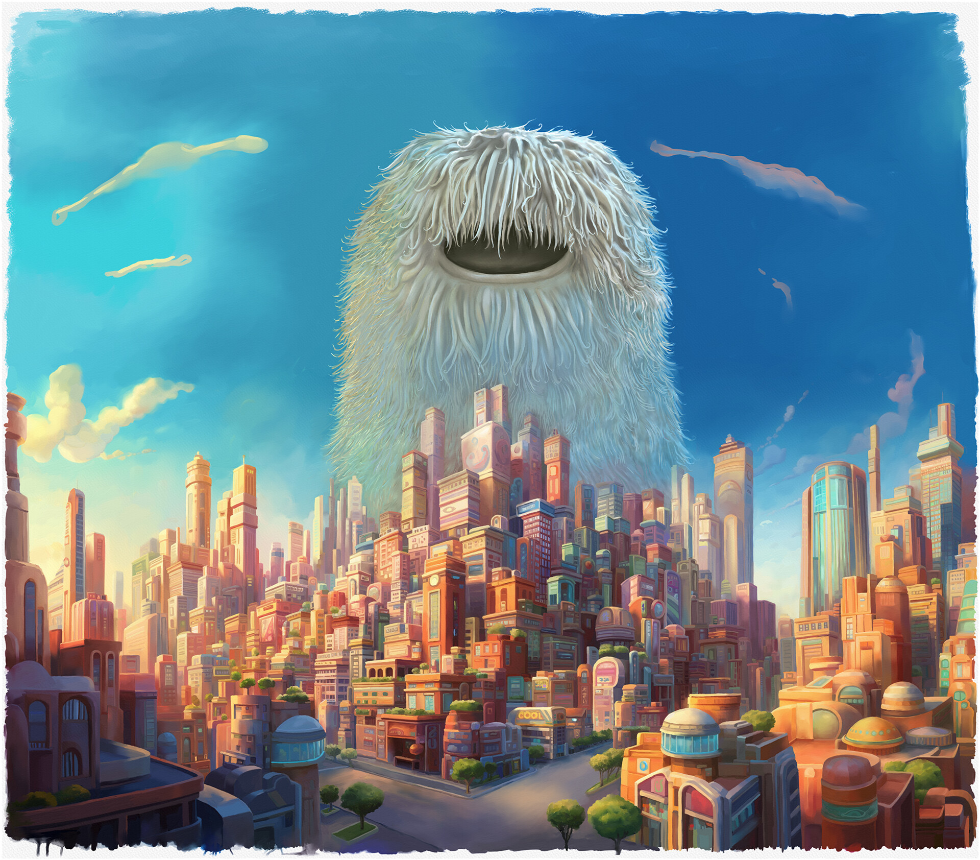 ArtStation - Big City Big Monster