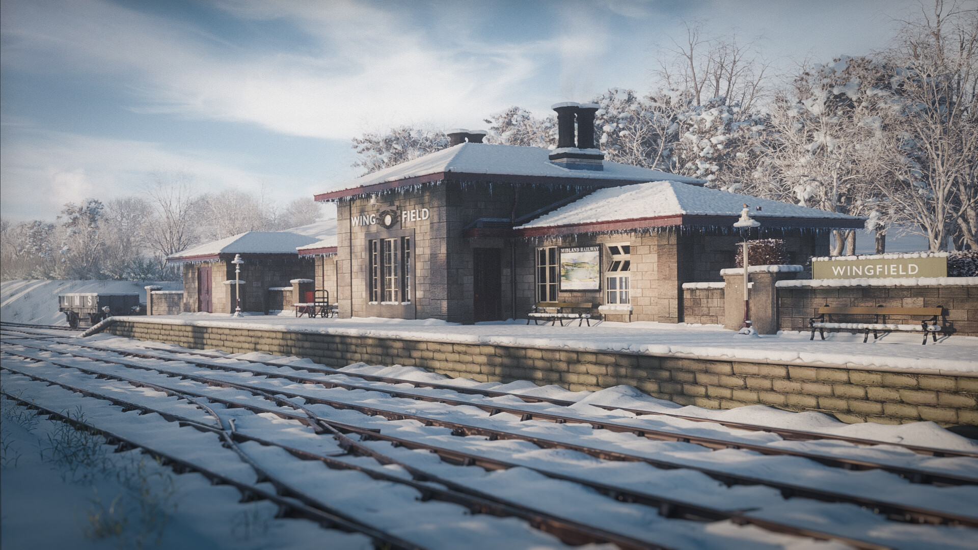 ArtStation - Victorian Railway Station - continued
