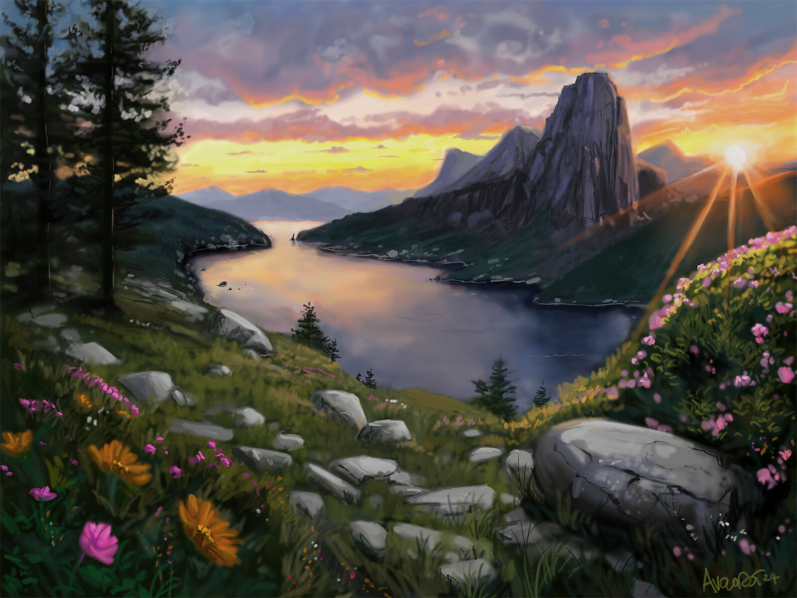 ArtStation - Sun rays