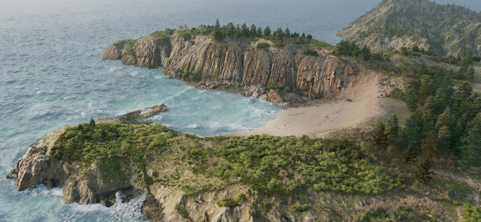 ArtStation - Mediterranean Coast